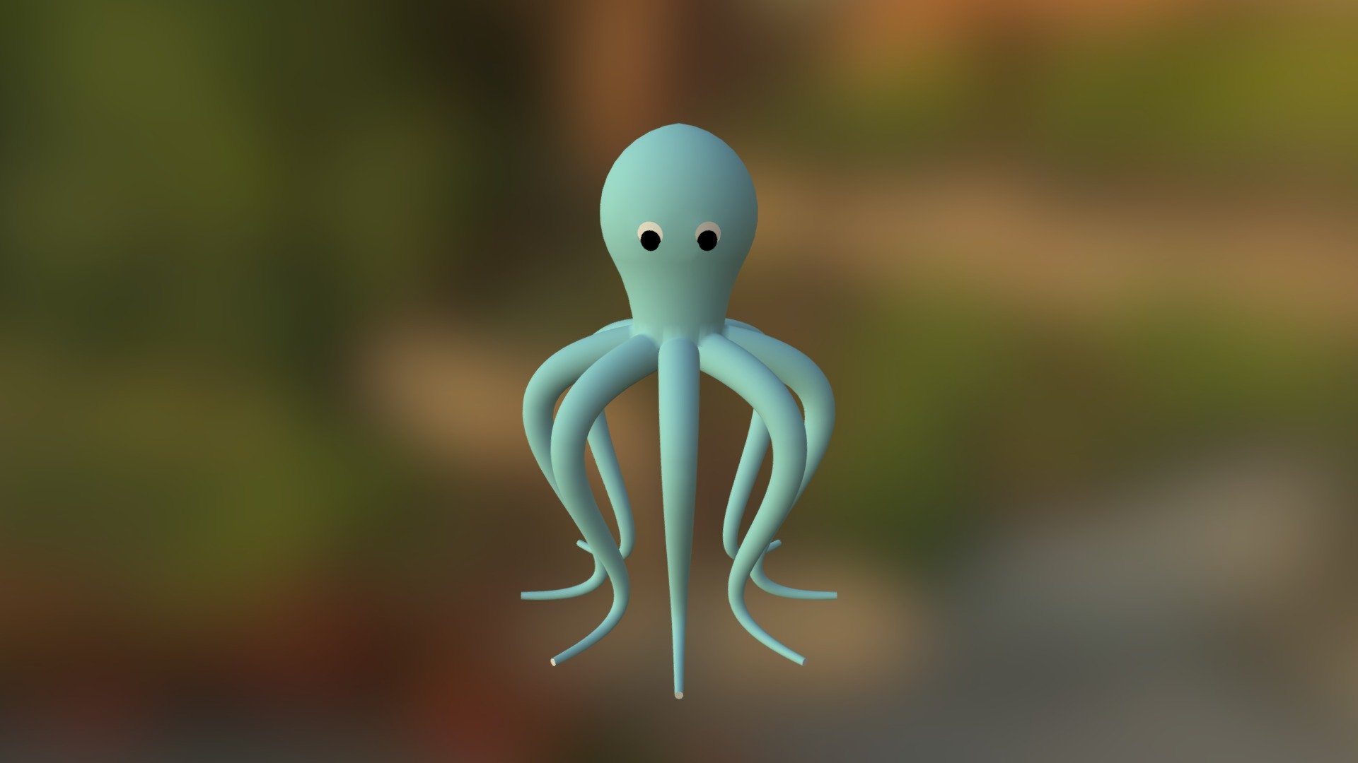 Octopus standing - 3D model by ppsm [4d05e8b] - Sketchfab