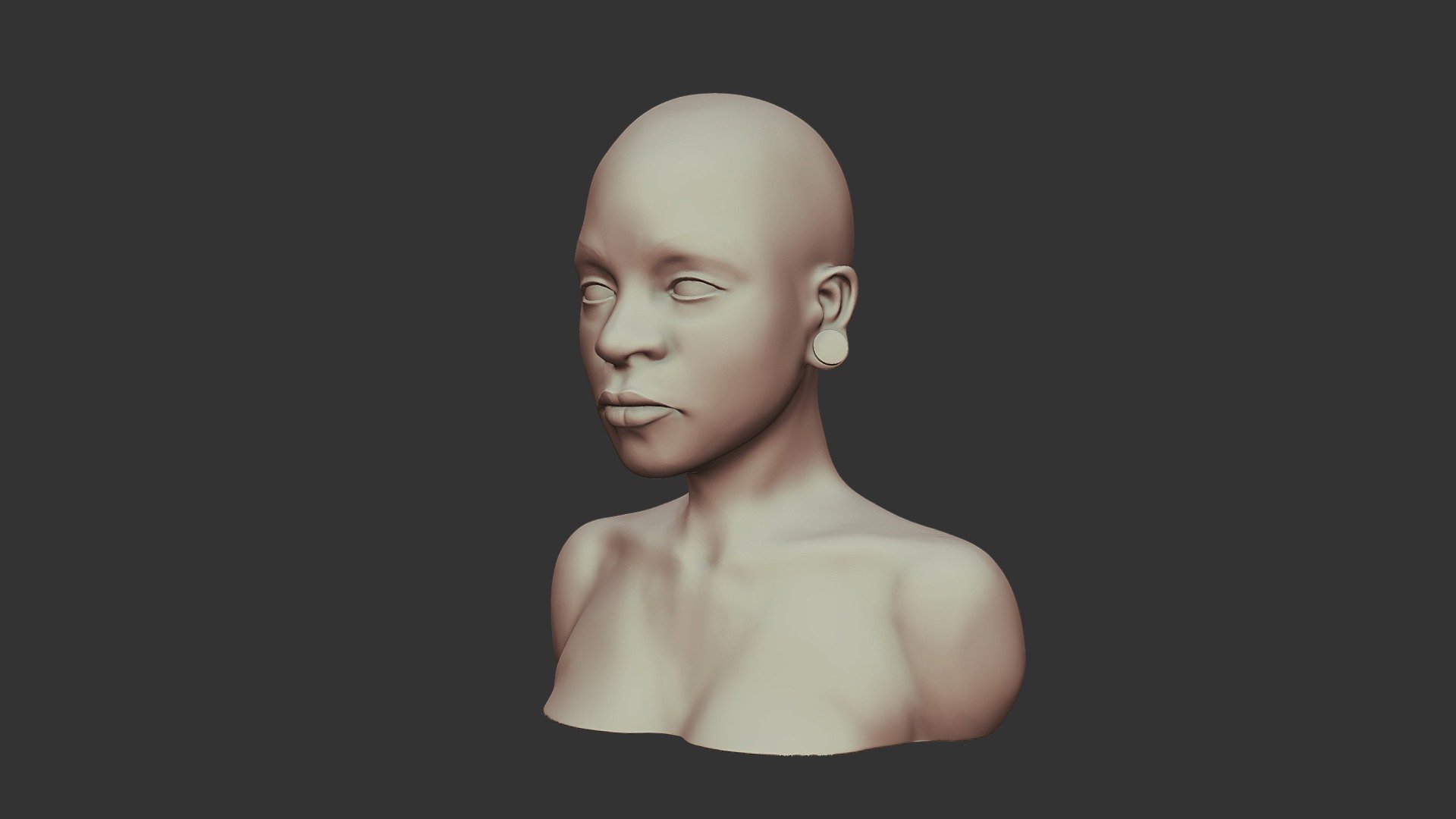 Female Head Study - 3D model by E.Gagorik (@ethangagorik) [4d0636f ...