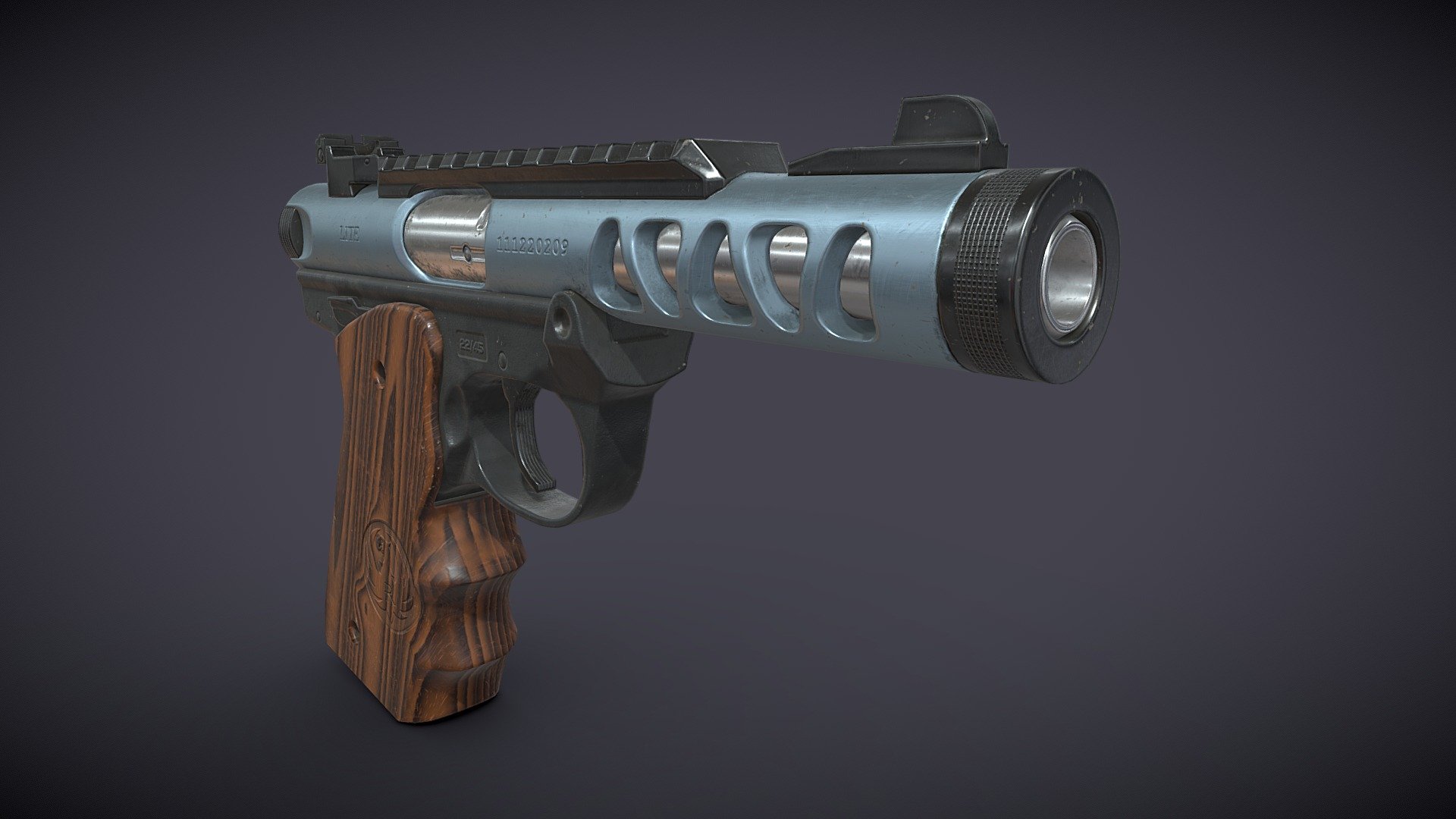 Ruger Mark IV 22/45 - 3D model by Tamy.Popelier [4d06be7] - Sketchfab