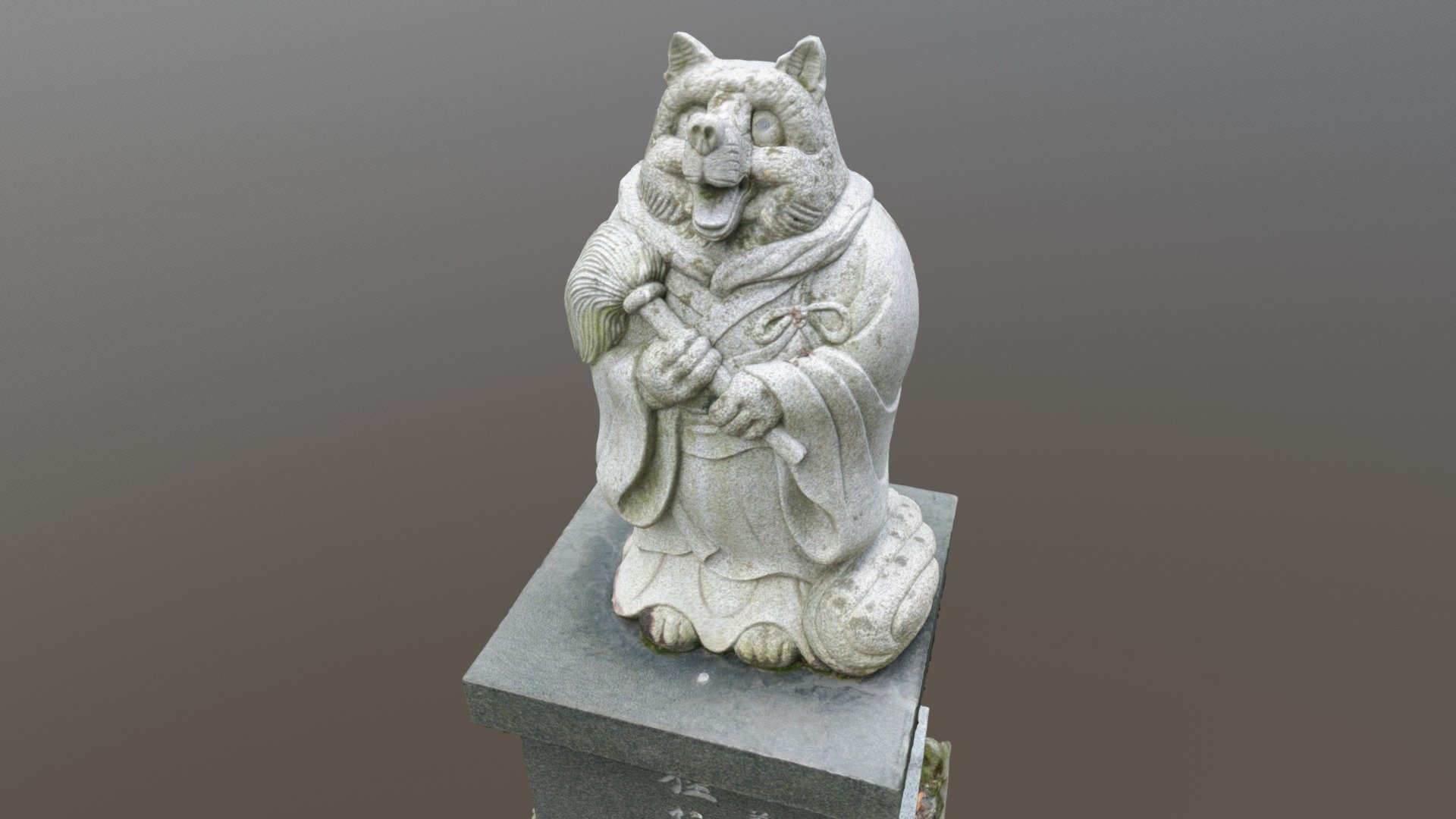 supernatural tanuki (Japanese folklore) - 3D model by okajima [4d07d70 ...