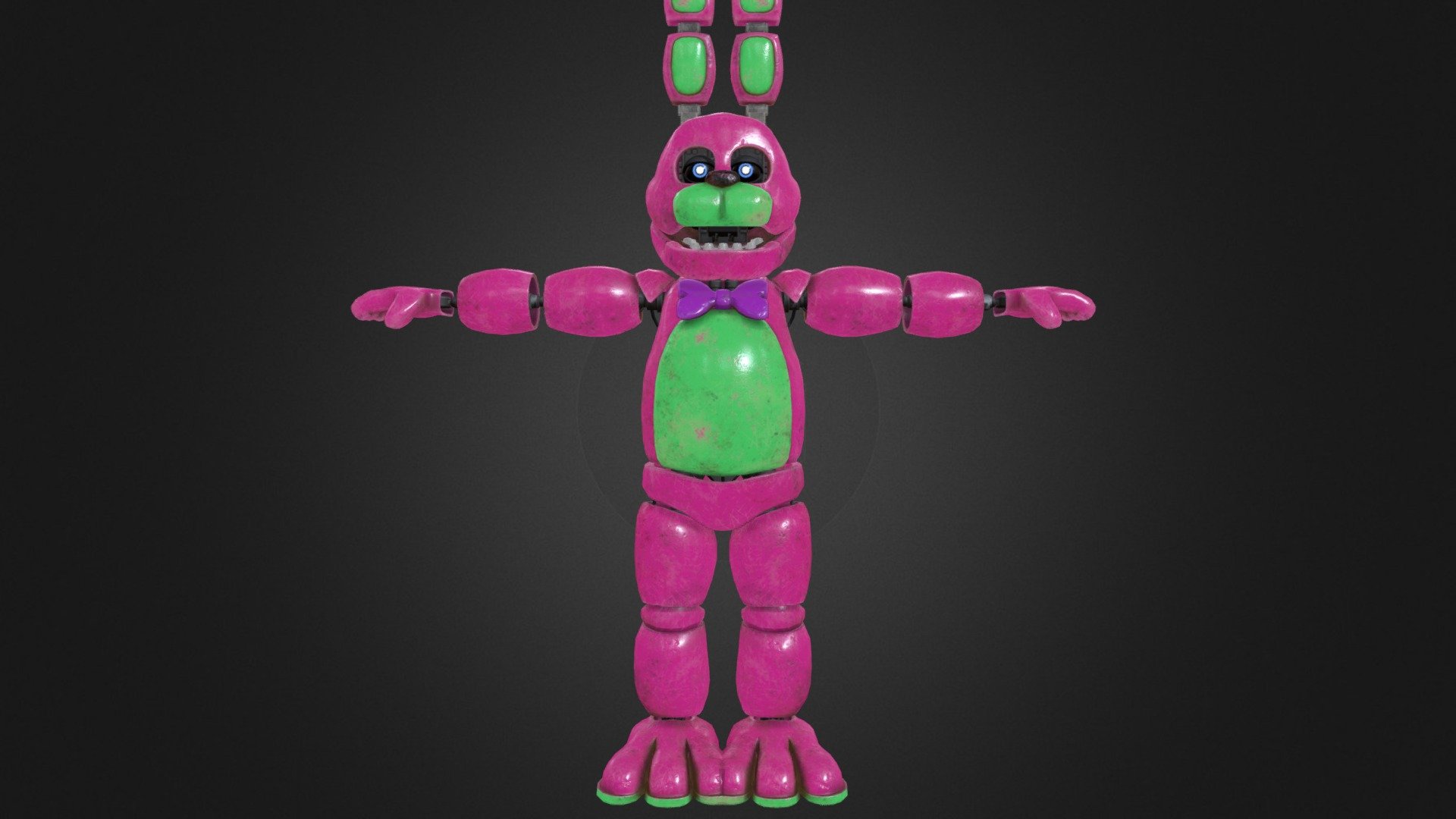 FNaF Help Wanted: Blacklight Bonnie - Download Free 3D model by ...