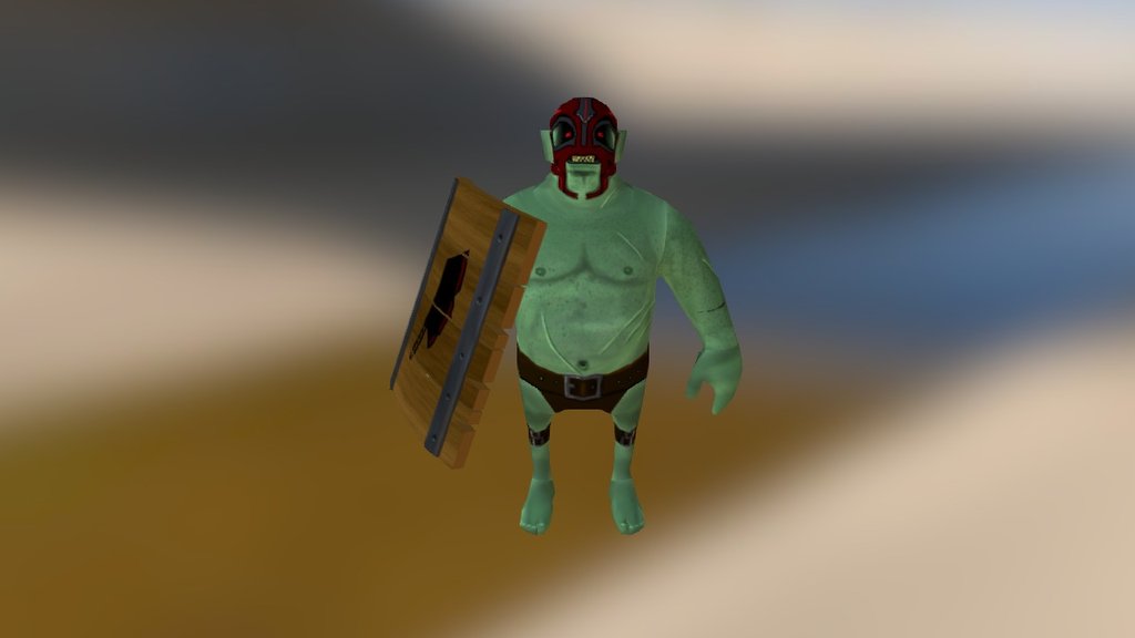 Goblin With Shield - 3D model by bennettjosh4 [4d0b635] - Sketchfab