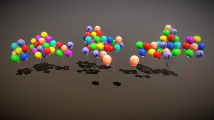 Celebrate 3D models - Sketchfab