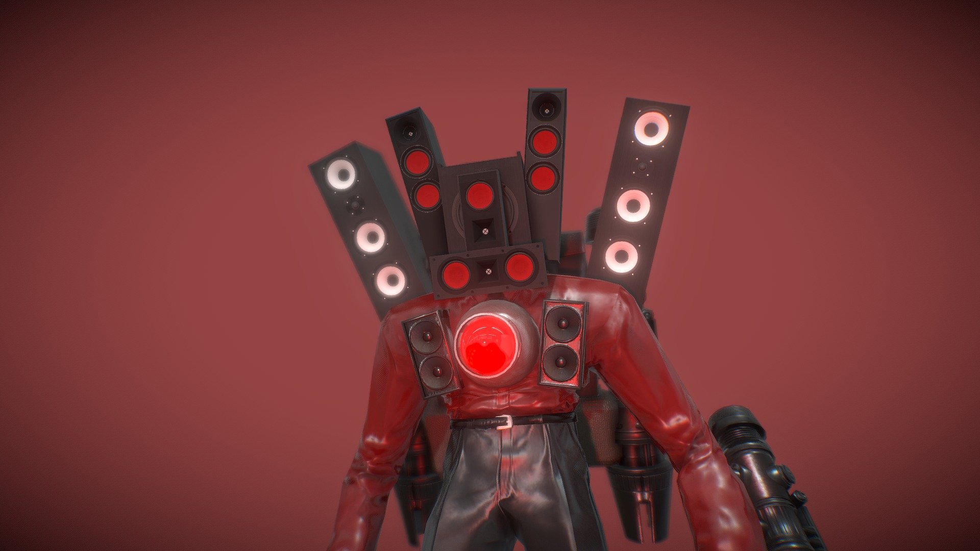 speaker titan - Download Free 3D model by wingling (@Wing12_) [4d10e97 ...