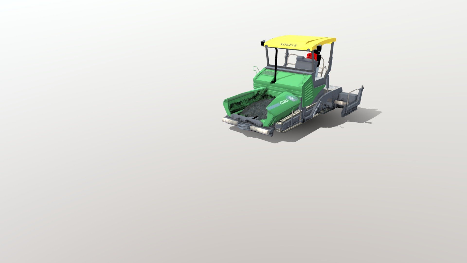 Animated Street Paving Machine - 3D model by Dave_89 [4d12e6d] - Sketchfab