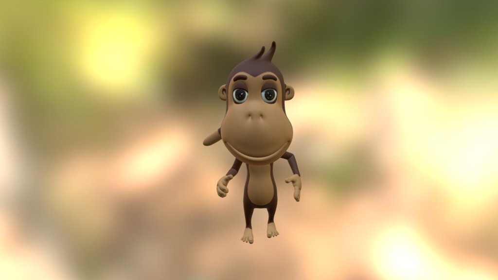 Maymun - 3D model by 3DFigur [4d133a9] - Sketchfab