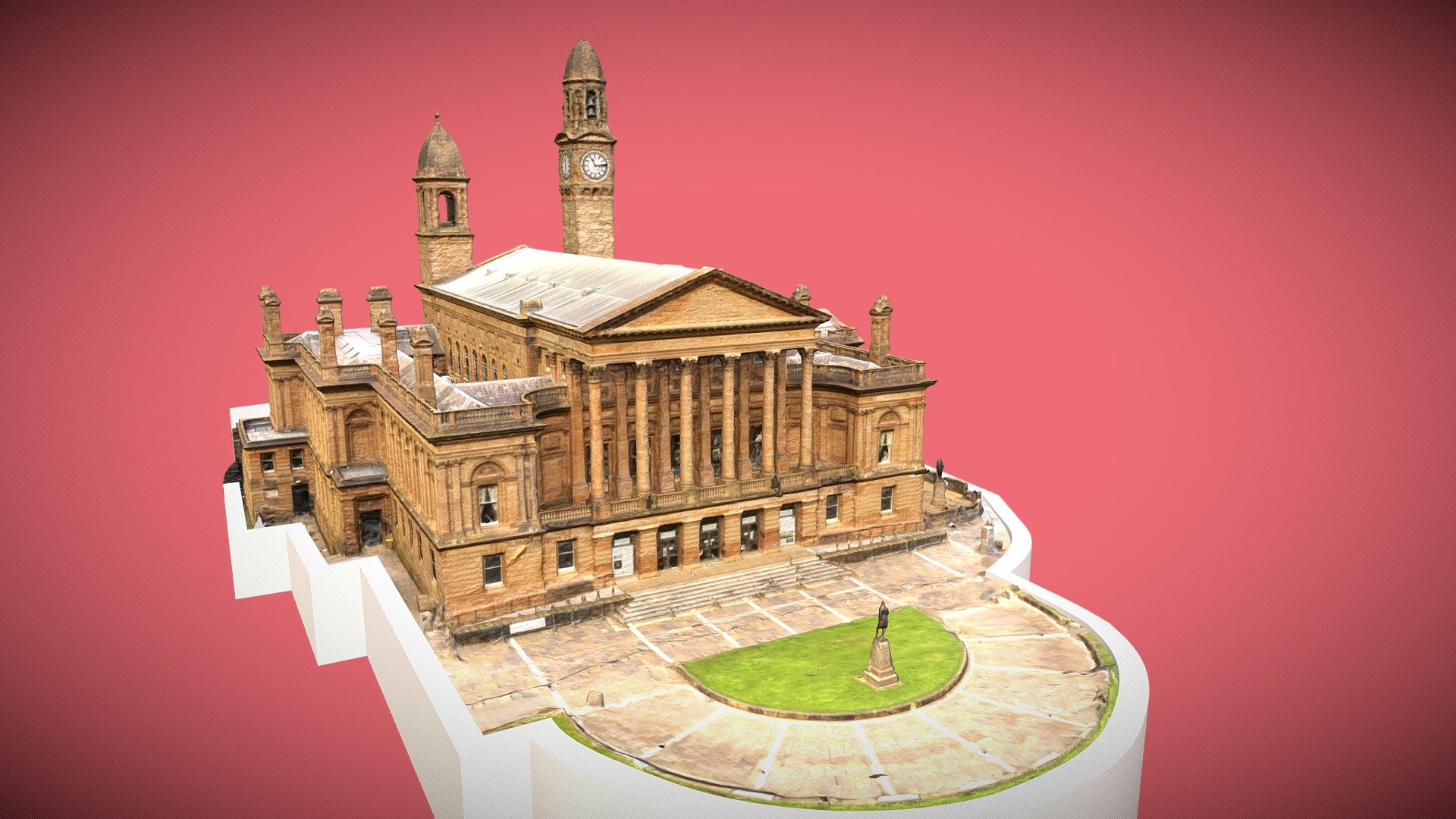 Future Paisley Exhibition - Paisley Townhall - Download Free 3D model ...