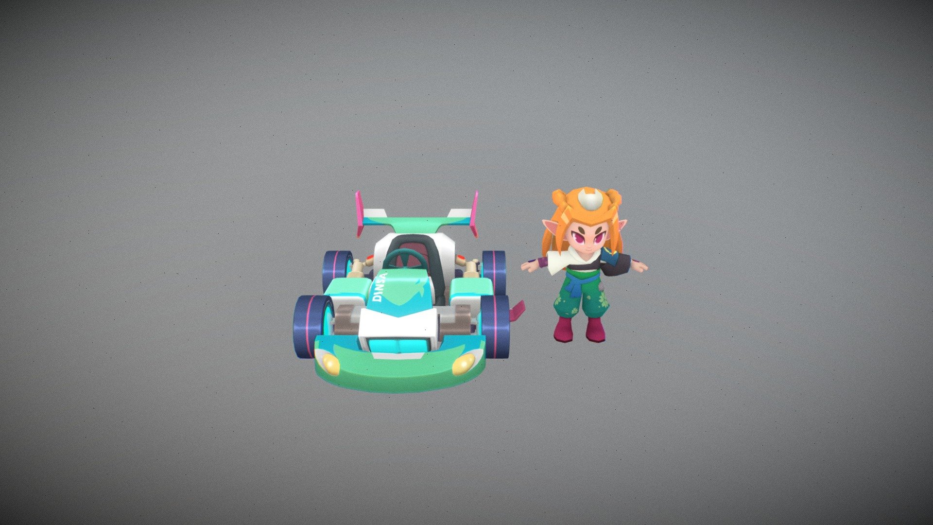 Character and car in game - 3D model by TieuQuangHuy (@huytieuhuy ...