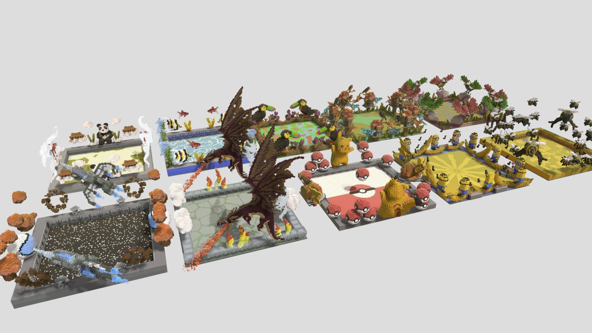 Arena Pack x10 Different Themes - 3D model by BACBUILDS (@magapixxd ...