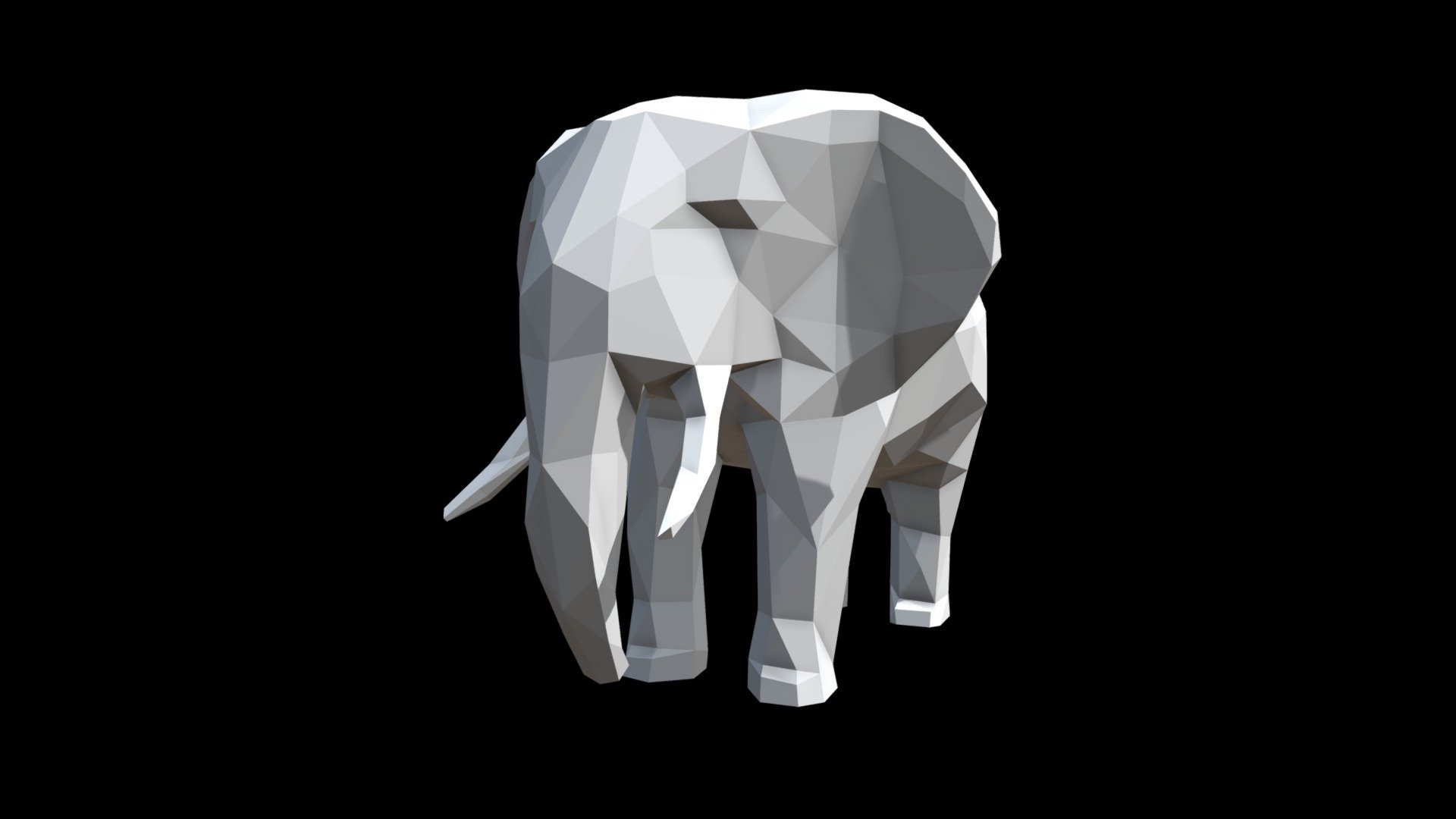 Low Poly Elephant - Download Free 3D model by Maksim Batyrev (@c3posw01 ...