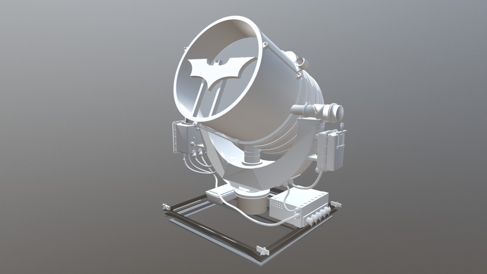 Batsignal - 3D model by Farzan Nadeem (@farzann) [4d17525] - Sketchfab