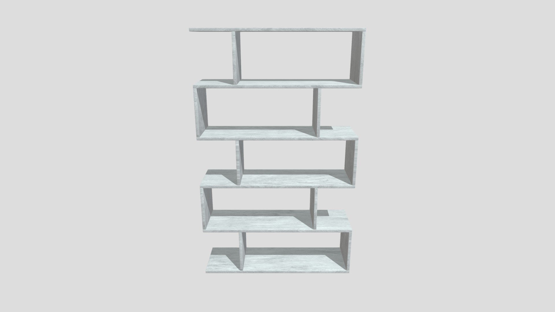 Bookshelf - Download Free 3D model by mich95 [4d1955c] - Sketchfab