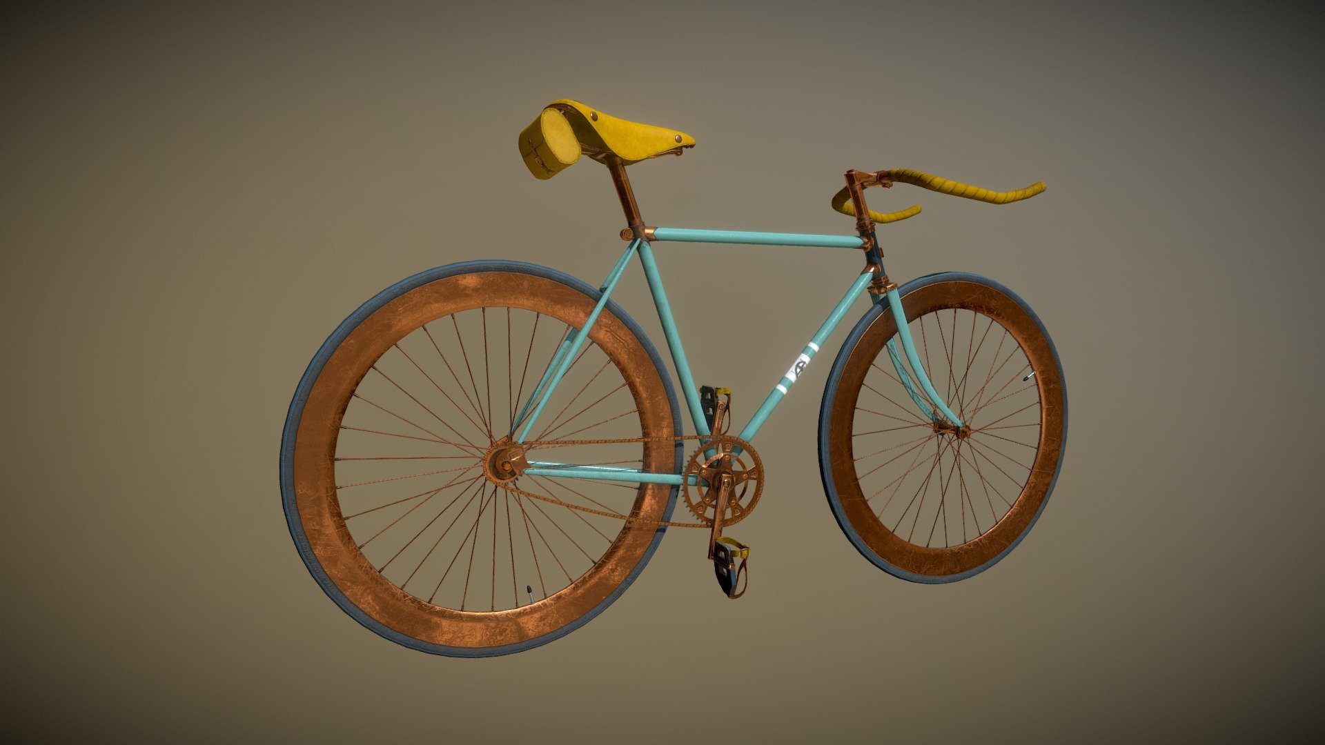 Fixed Gear Bicycle Design - 3D model by Arnulfo Perez III (@arnulfo ...