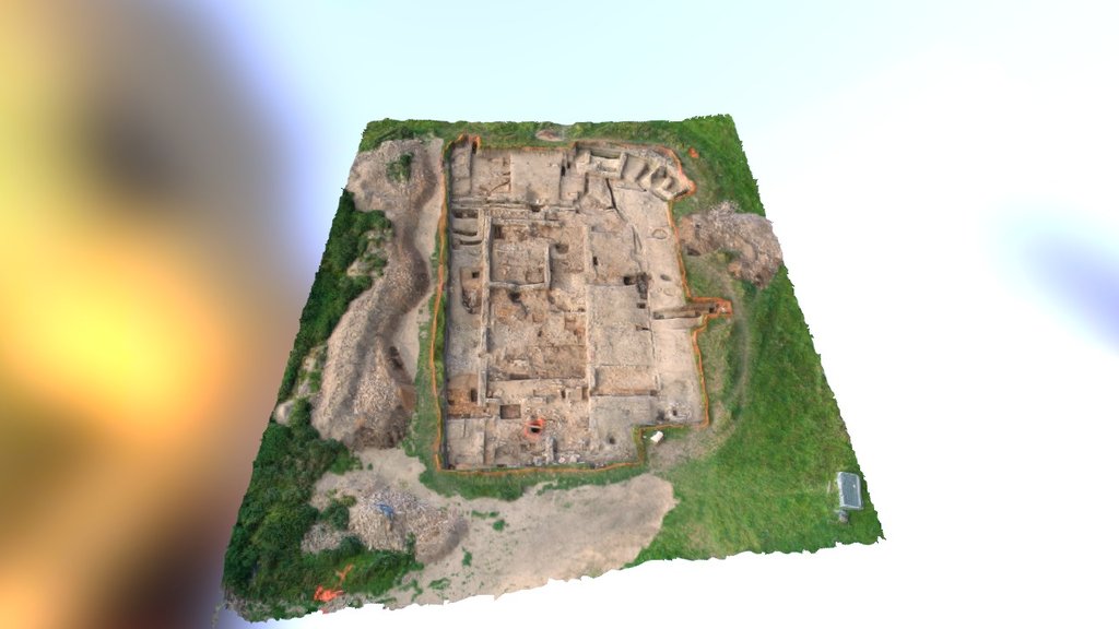 Binchester Roman Fort. Trench 1. 2015. - 3D model by Darren Oliver ...