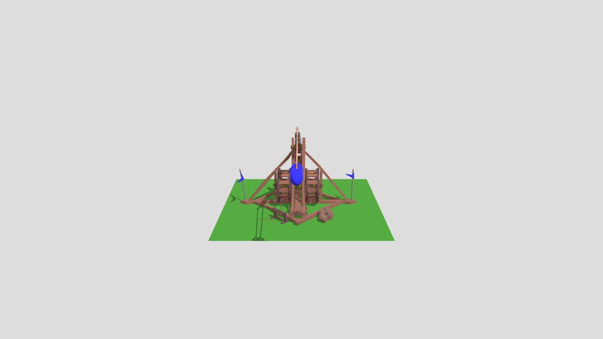 Trebuchet - 3D model by panglos_s [4d1a311] - Sketchfab