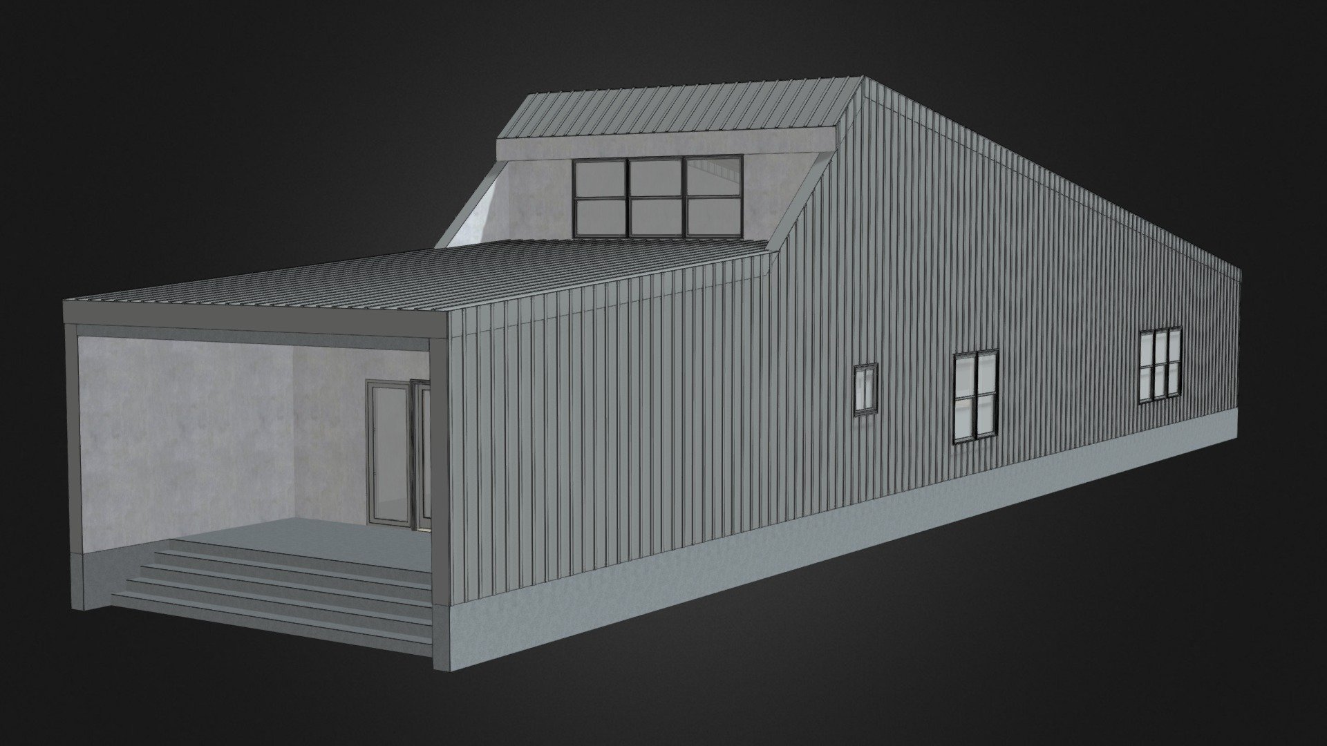 Barndominium House 041 - 3D model by Ar Sujan (@archimplellc) [4d1c1c4 ...