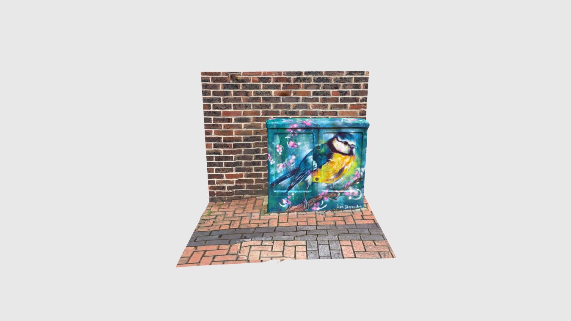 Basingstoke Bird Urban Art - Download Free 3D model by GPUStudio ...