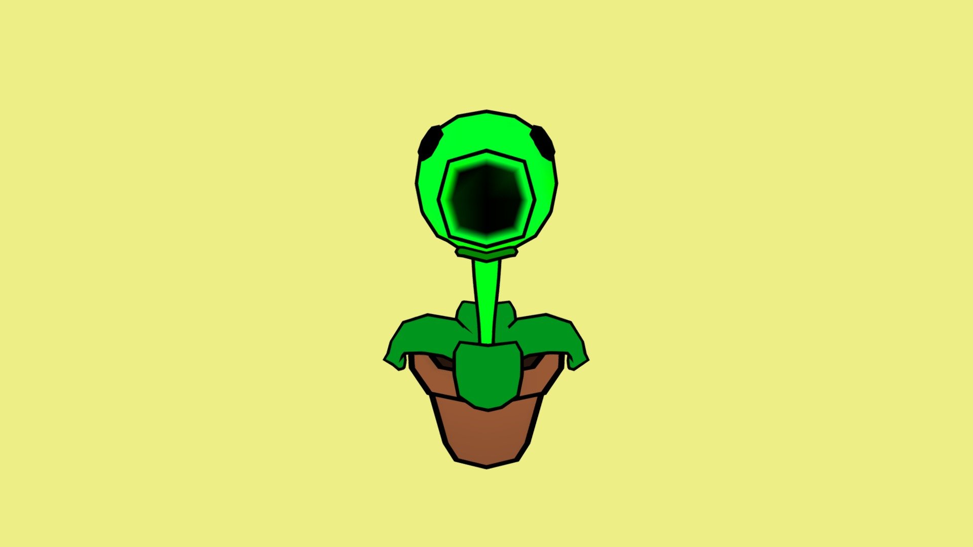 Peashooter - 3D model by Fiasko1 [4d1f070] - Sketchfab