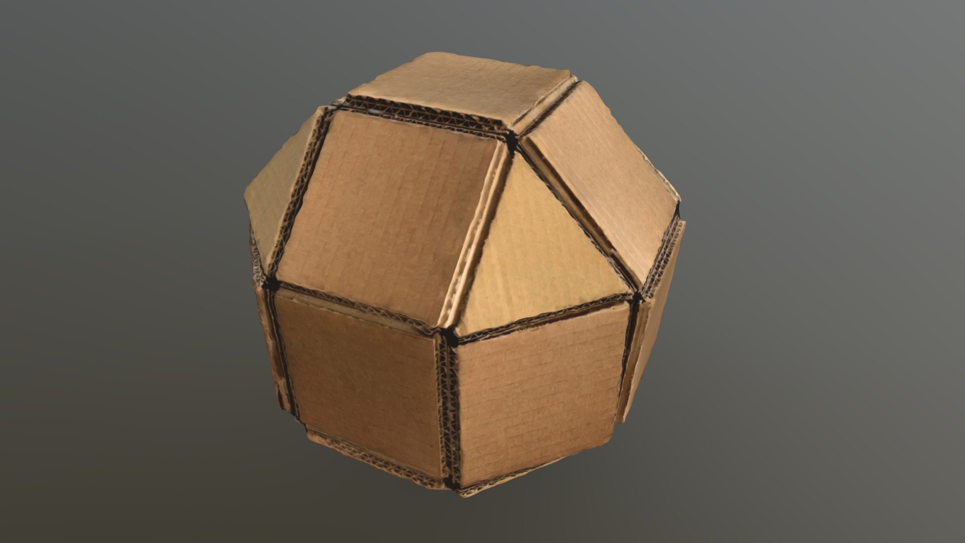 Cardboard Geometric object - Download Free 3D model by CrowsEpicScans ...