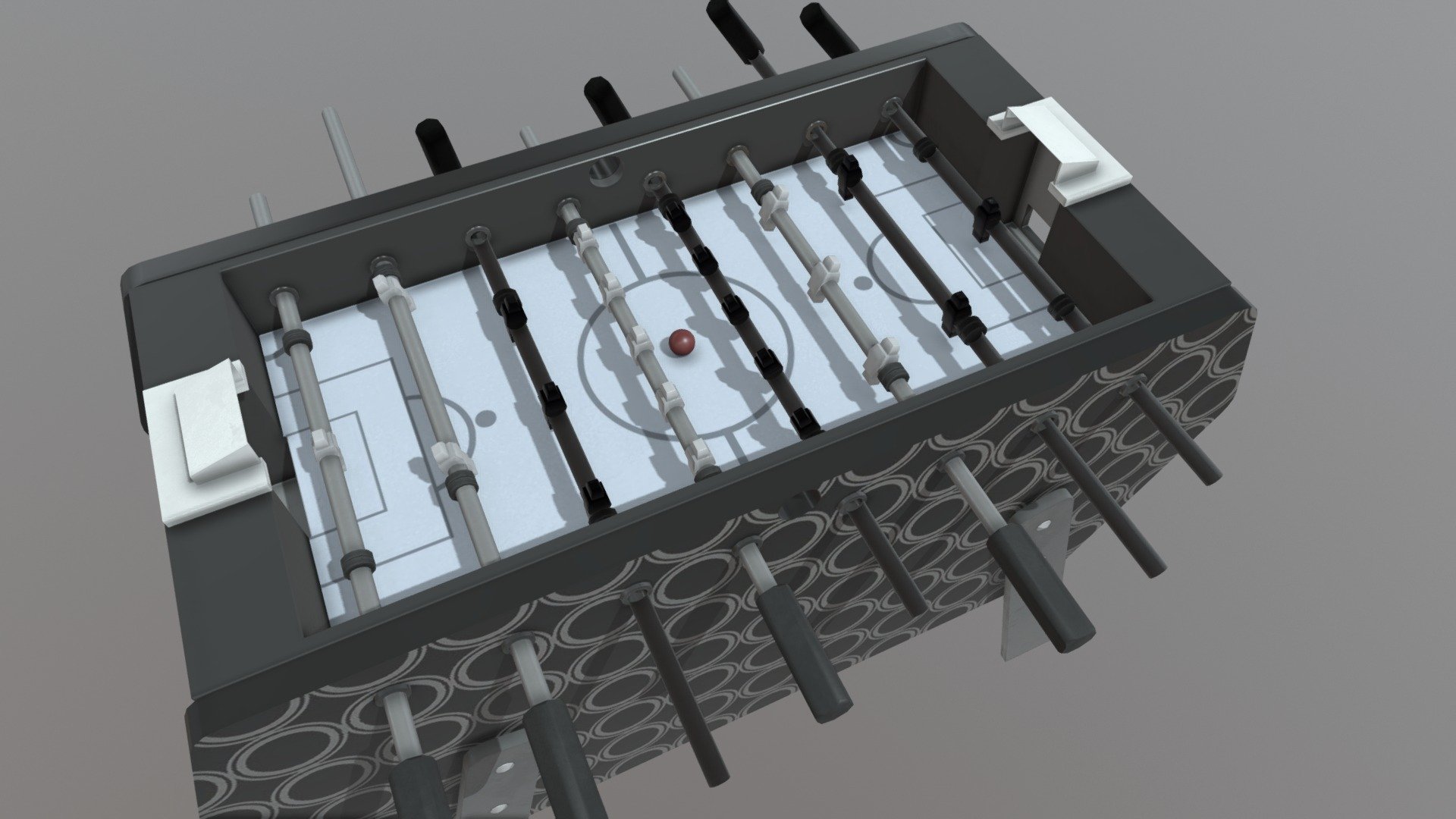 Foosball Set - 3D model by samuelnzj [4d20c25] - Sketchfab