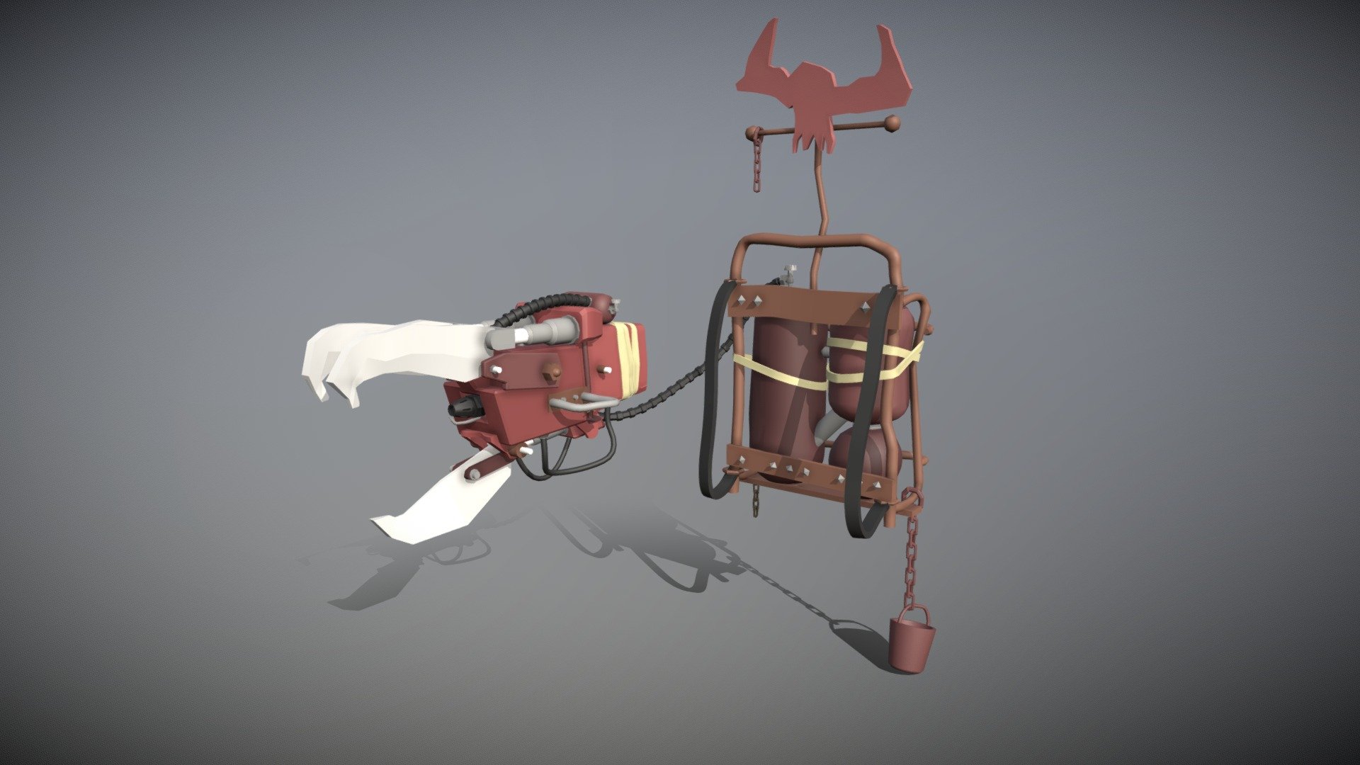 Power Claws With Flamer DRAFT - Download Free 3D model by Al.Gil ...