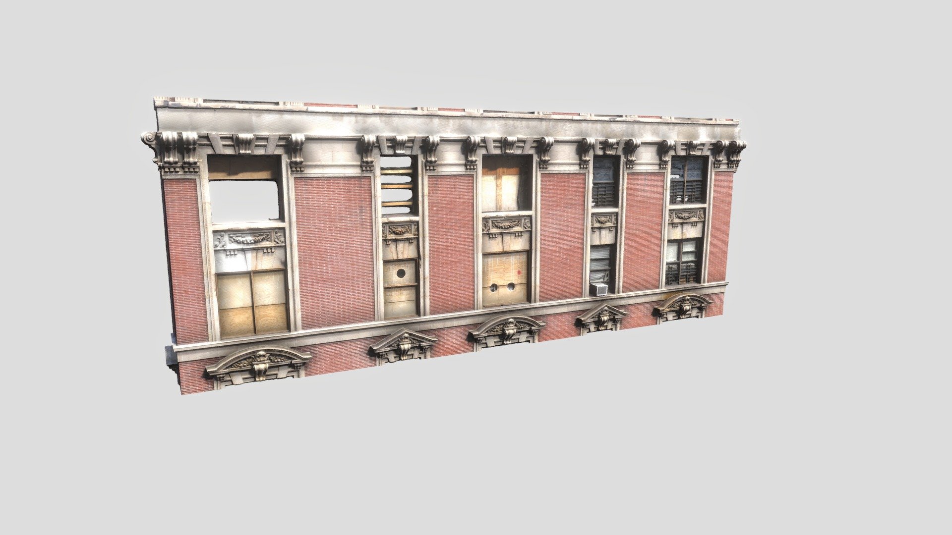 Façade of Building - 3D model by Arthur NY (@ArthurYoung-Spivey ...