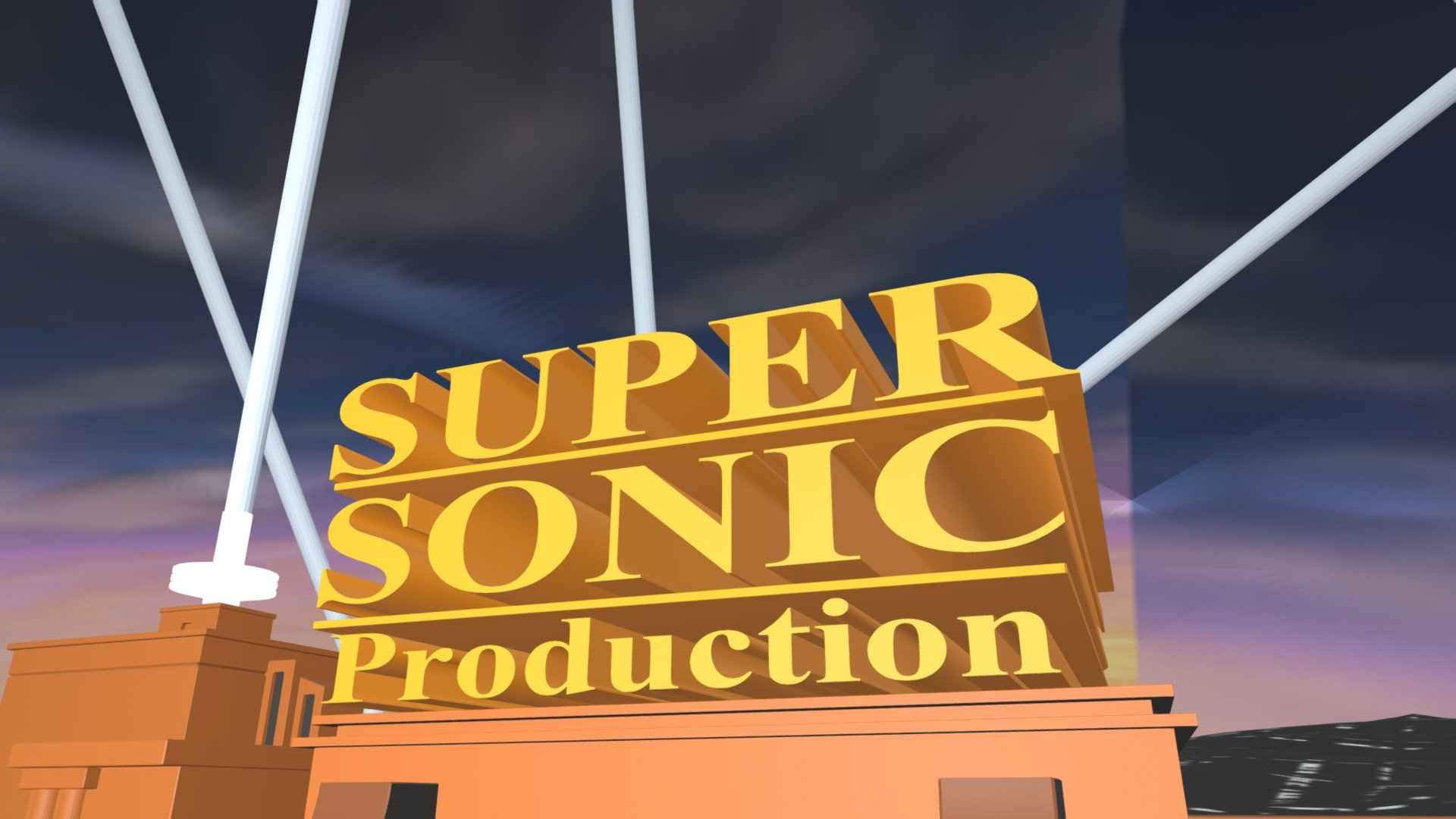 Super Sonic Production Logo - Download Free 3D model by David ...
