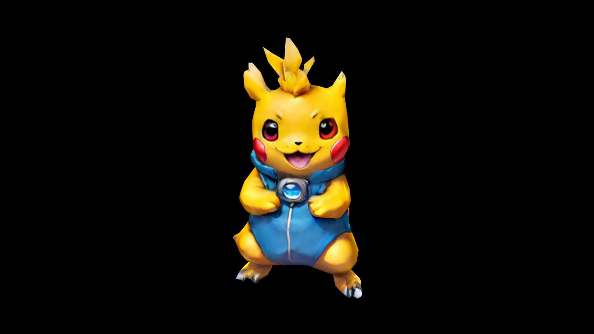 "Flicker the Electric Blue Fawn A Playful Animat - Download Free 3D ...