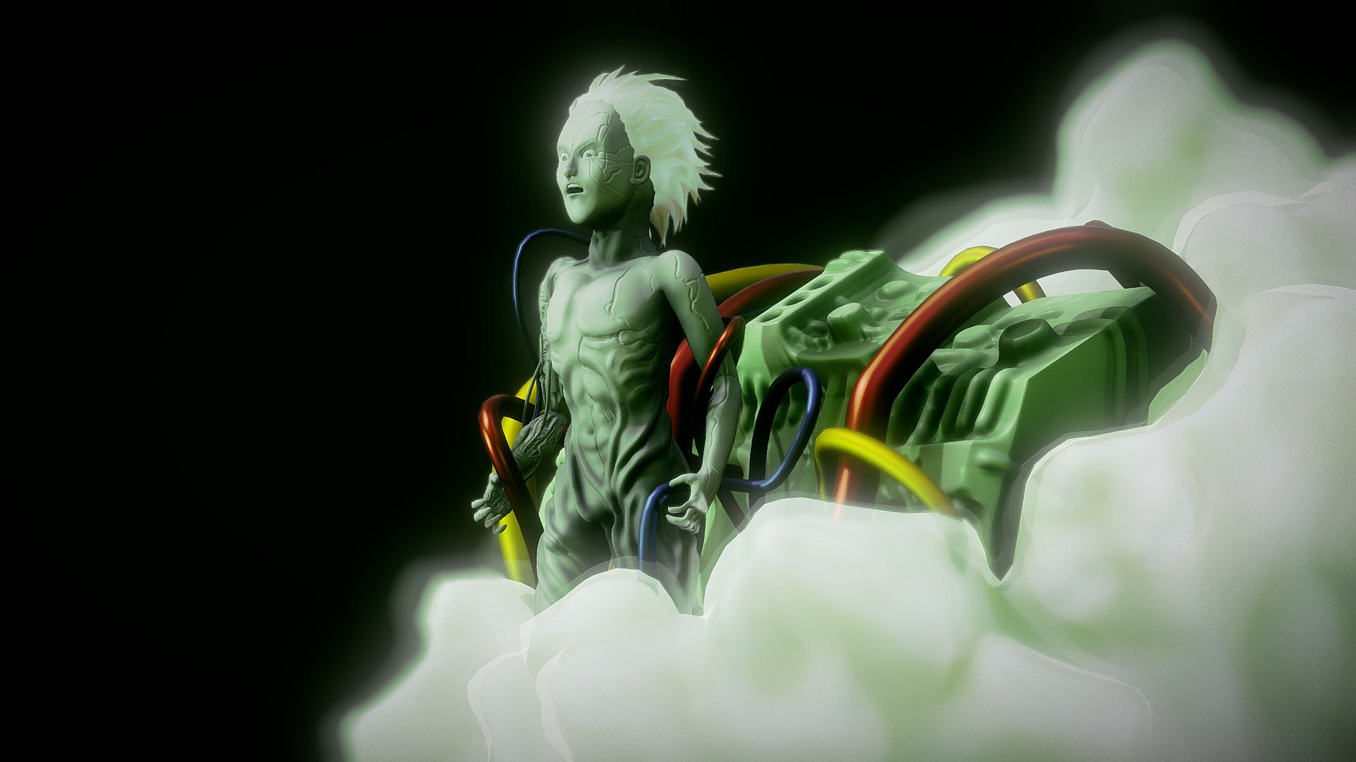 Day 28 - Cyber - 3D model by Tbug [4d25b1d] - Sketchfab