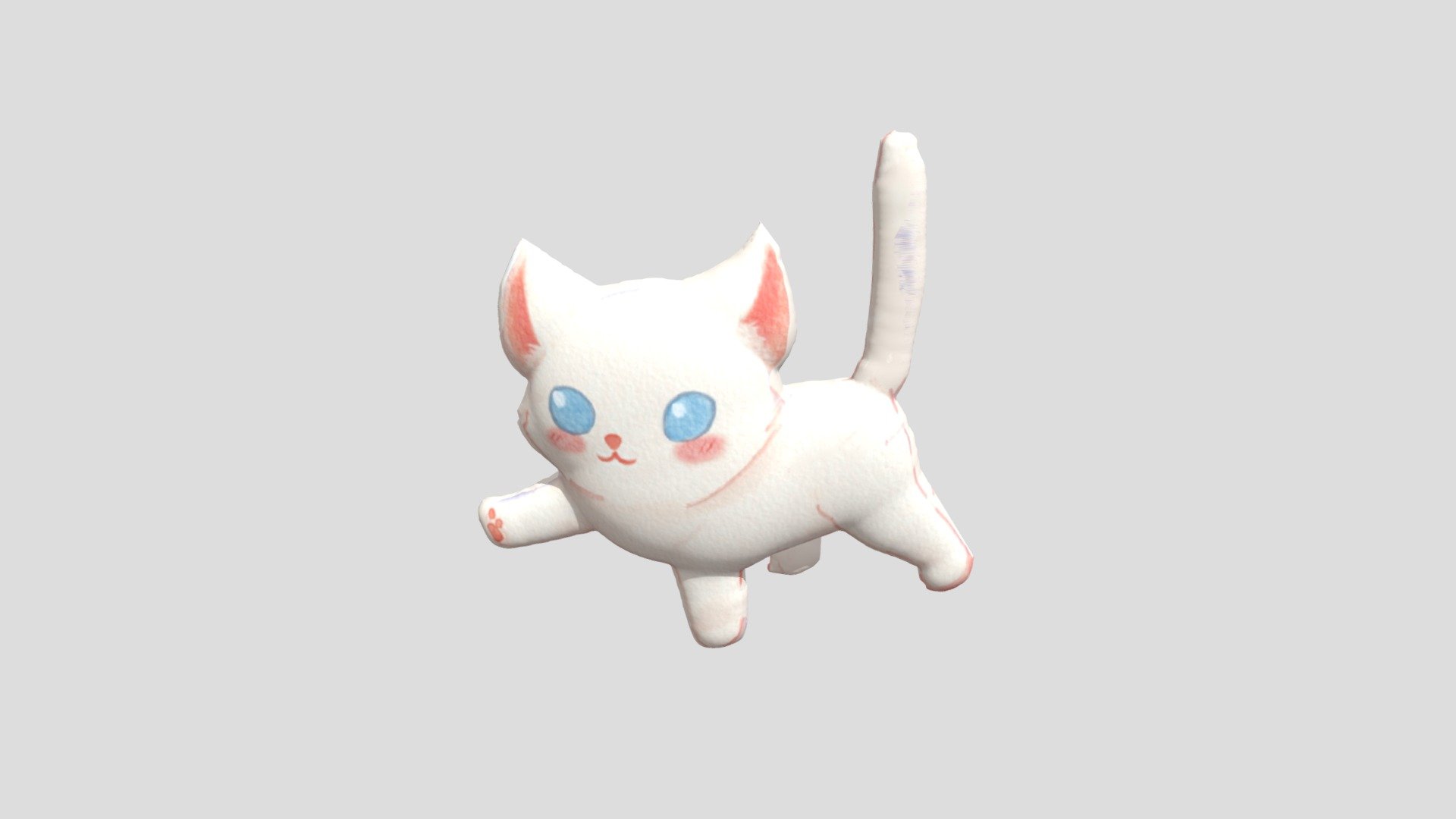 kitten - Download Free 3D model by HanZz (@hanZzhfkjhgk) [4d27aa1 ...