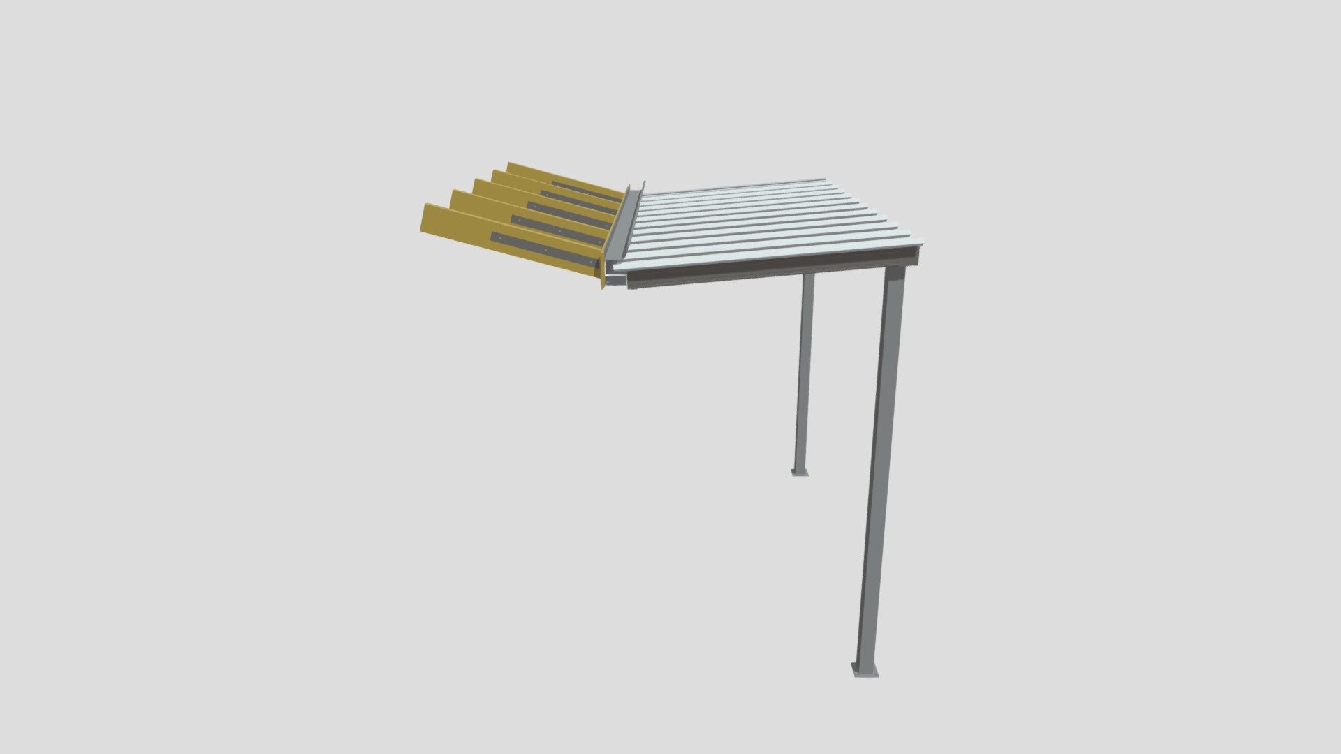 V1_model_structural gutter - 3D model by FDBtechnical [4d28b92] - Sketchfab