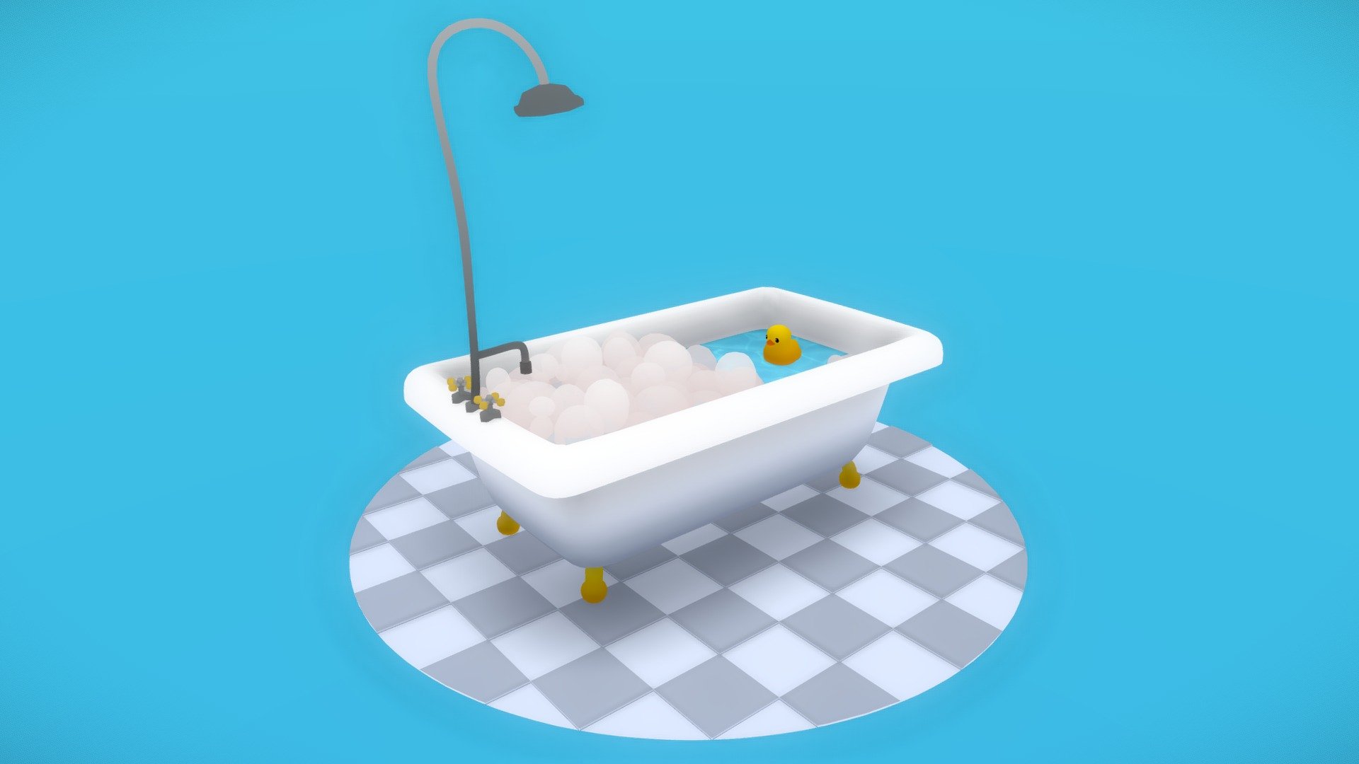 Rubber Duck - Animated - Weekly Challenge - 3D model by koukwst ...