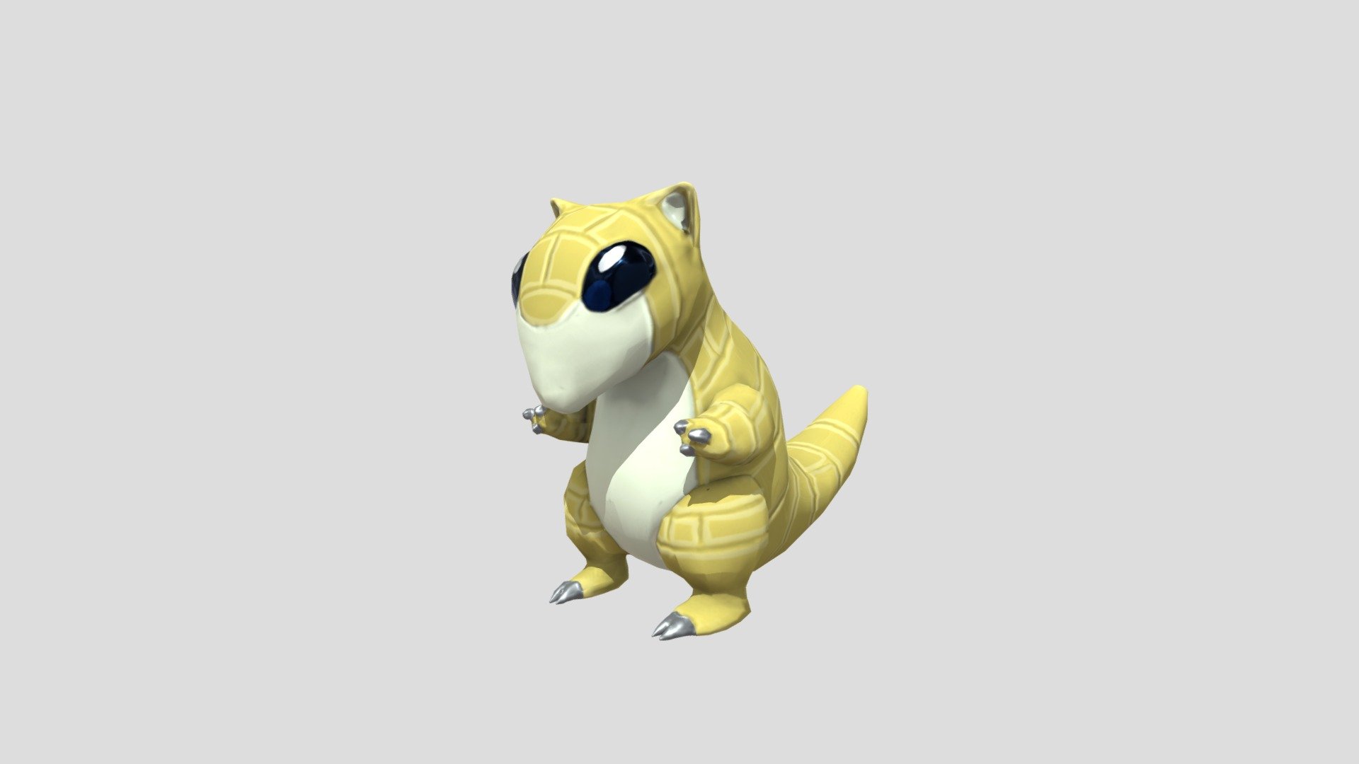 sandshrew - 3D model by Tripp Johnson (@hydrasbane1) [4d297f5] - Sketchfab