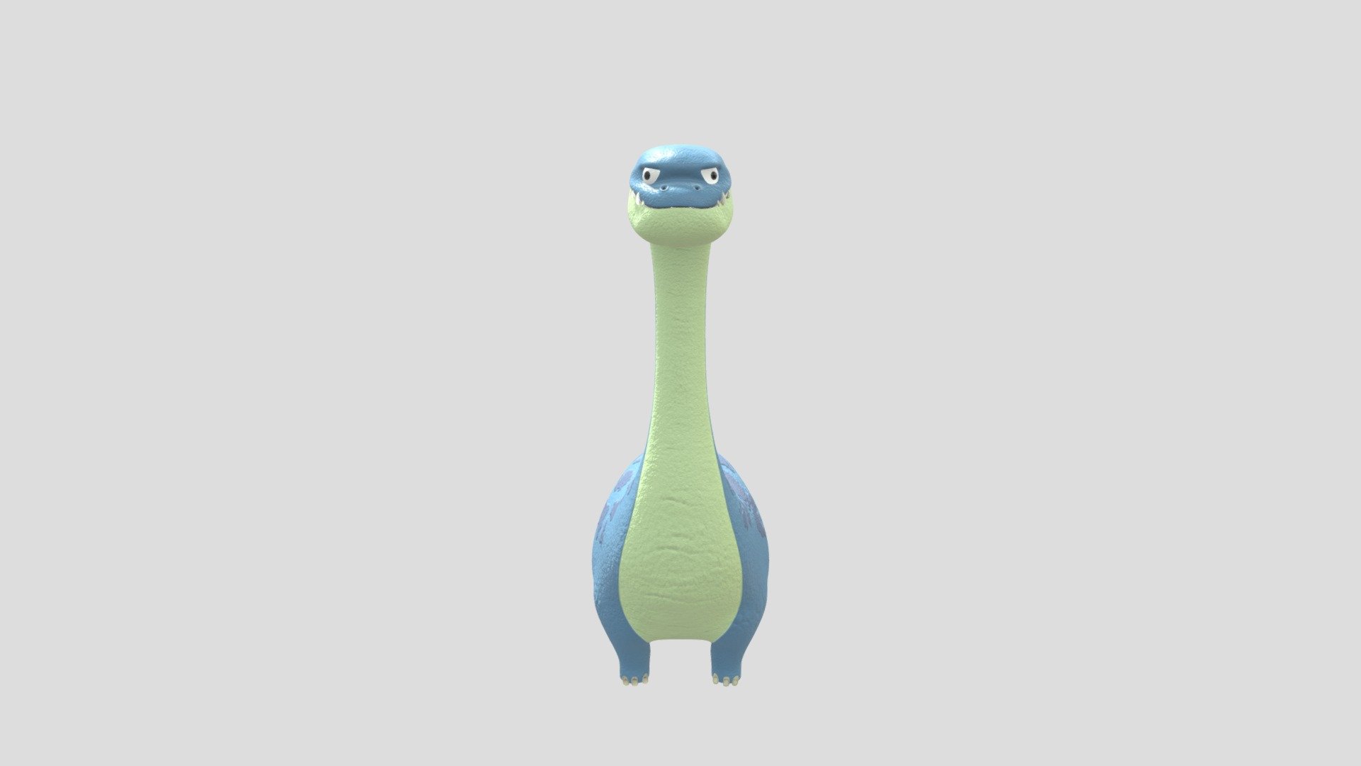 Brachiosaurus Dinosaur low poly - 3D model by kailashix [4d29d0b ...