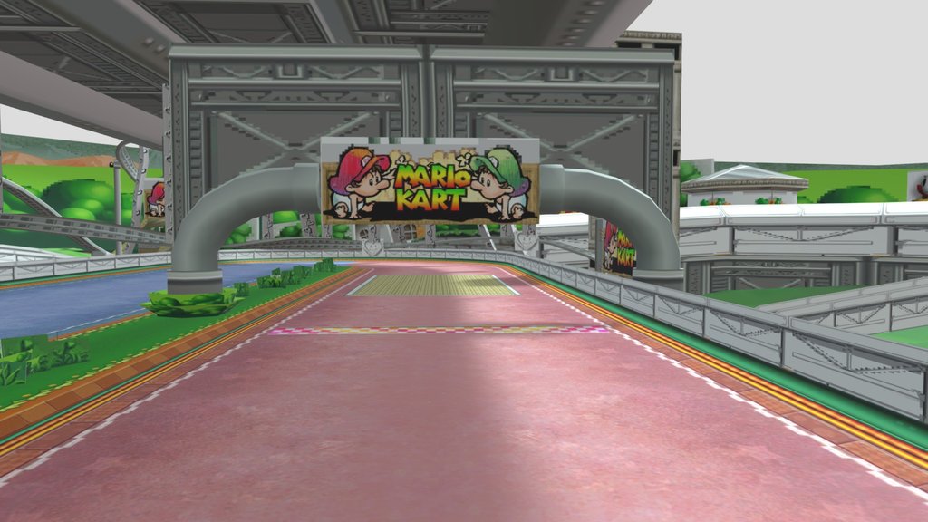 Mario Kart Double Dash - Circuits - A 3D model collection by Polygonal ...