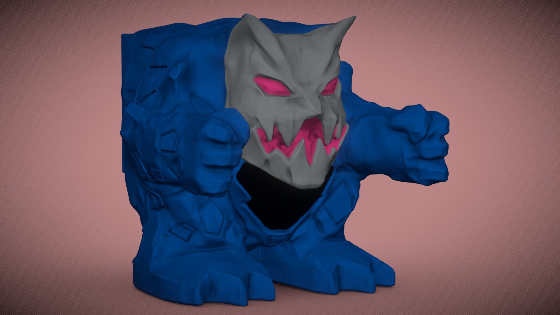 Scowl Decepticon - Transformers 1989 - Printable - Buy Royalty Free 3D ...