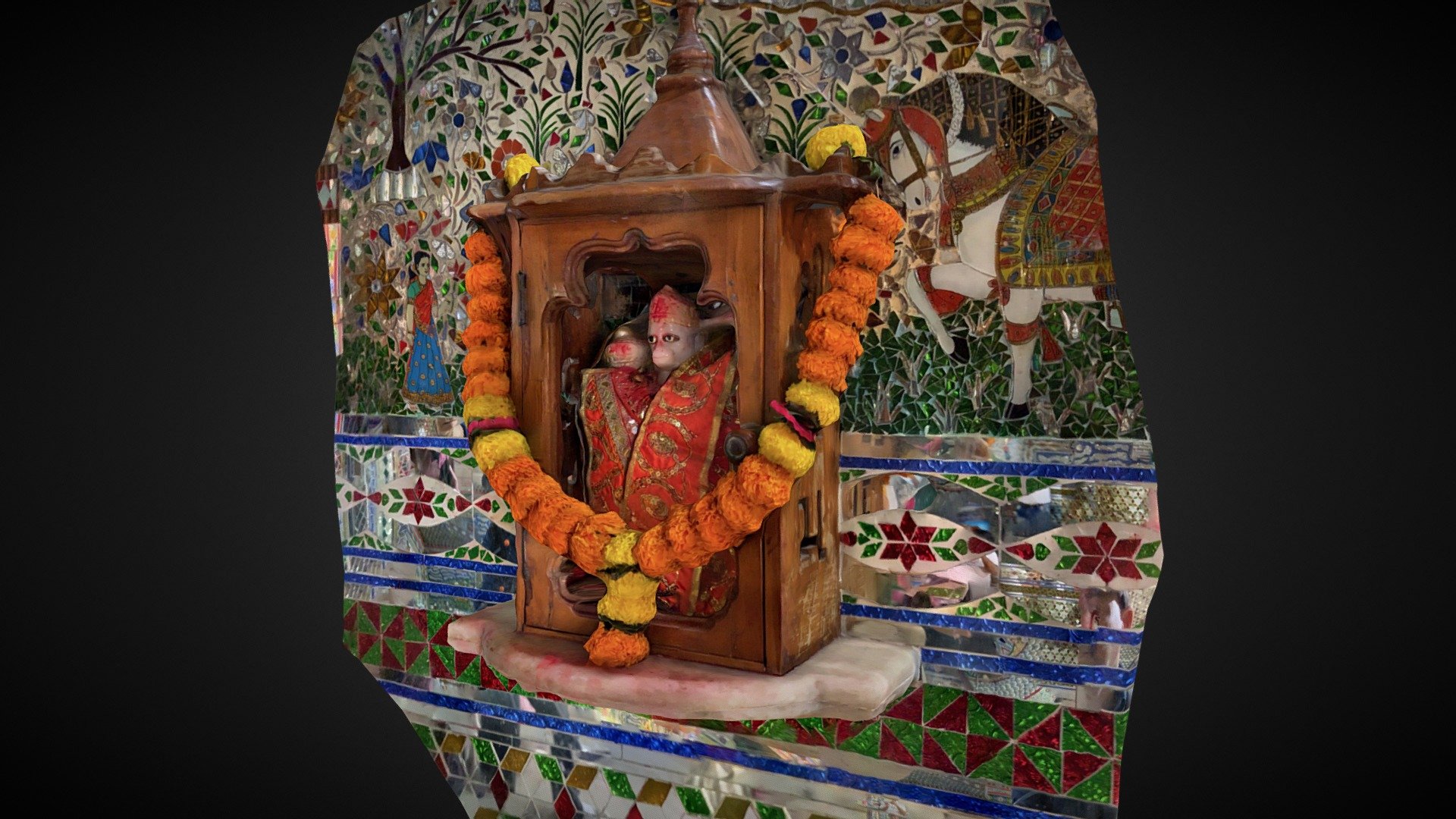 Ambe Mata Temple, Adalaj, Gujarat, India - 3D model by Doron Altaratz ...
