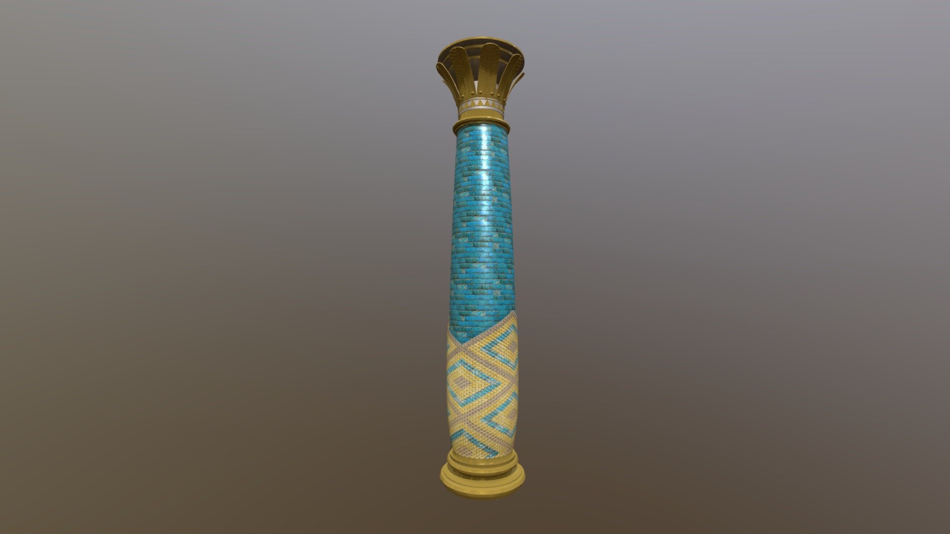 Babylonian Column - 3D model by soran.saad (@soran7666) [4d2c470 ...