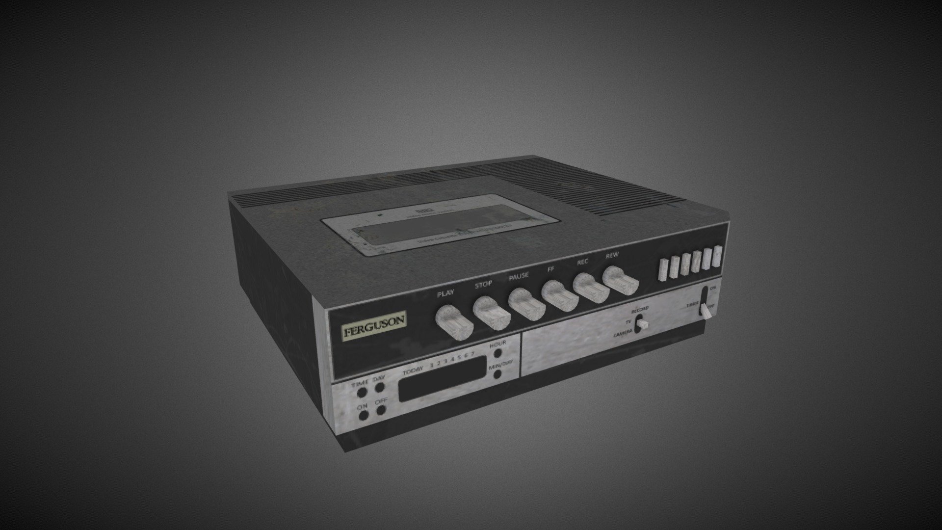 Old VCR - 3D model by Mambanator [4d2d0ef] - Sketchfab