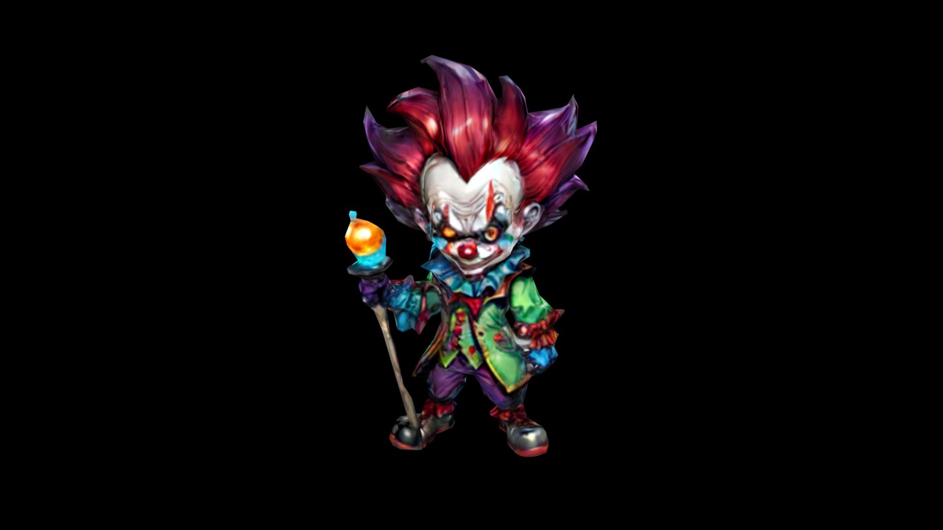 The Creepy Jester figurine is a must-have for an - Download Free 3D ...