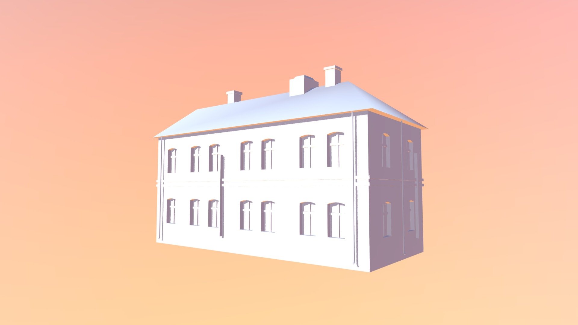 Simple Building - 3D model by somuchberries [4d2eee6] - Sketchfab