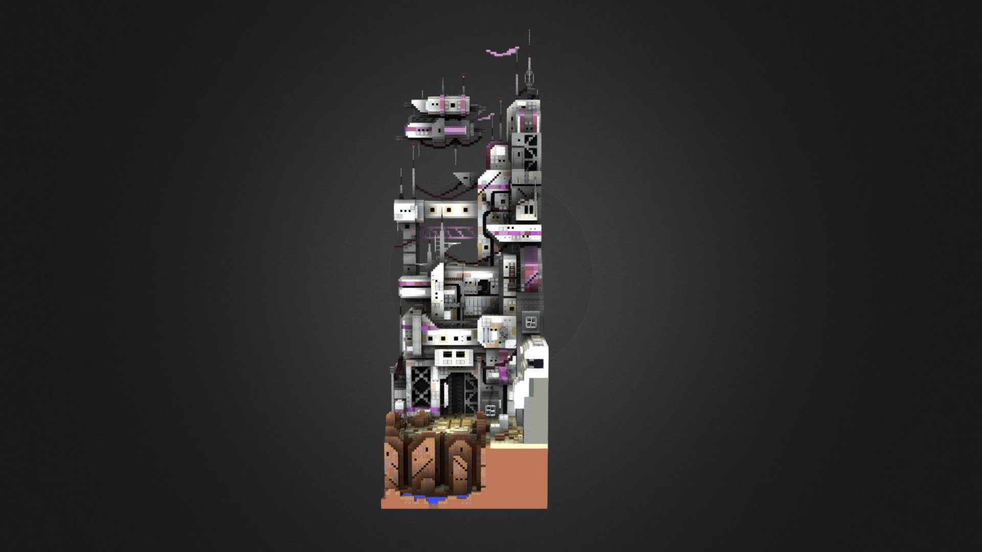 Sci-fi environment - 3D model by igonomic [4d2efee] - Sketchfab