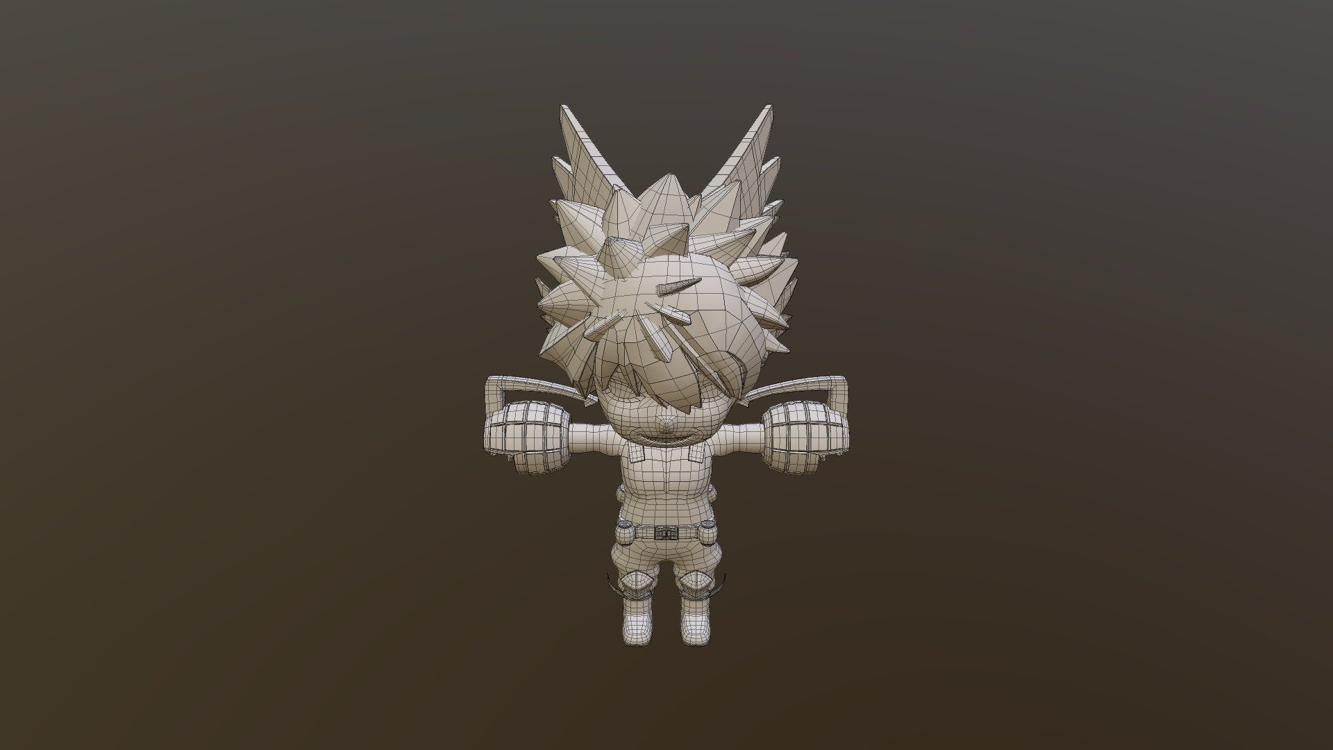 Bakugou Model - 3D model by Kagan (@ts01755250) [4d2fe1a] - Sketchfab
