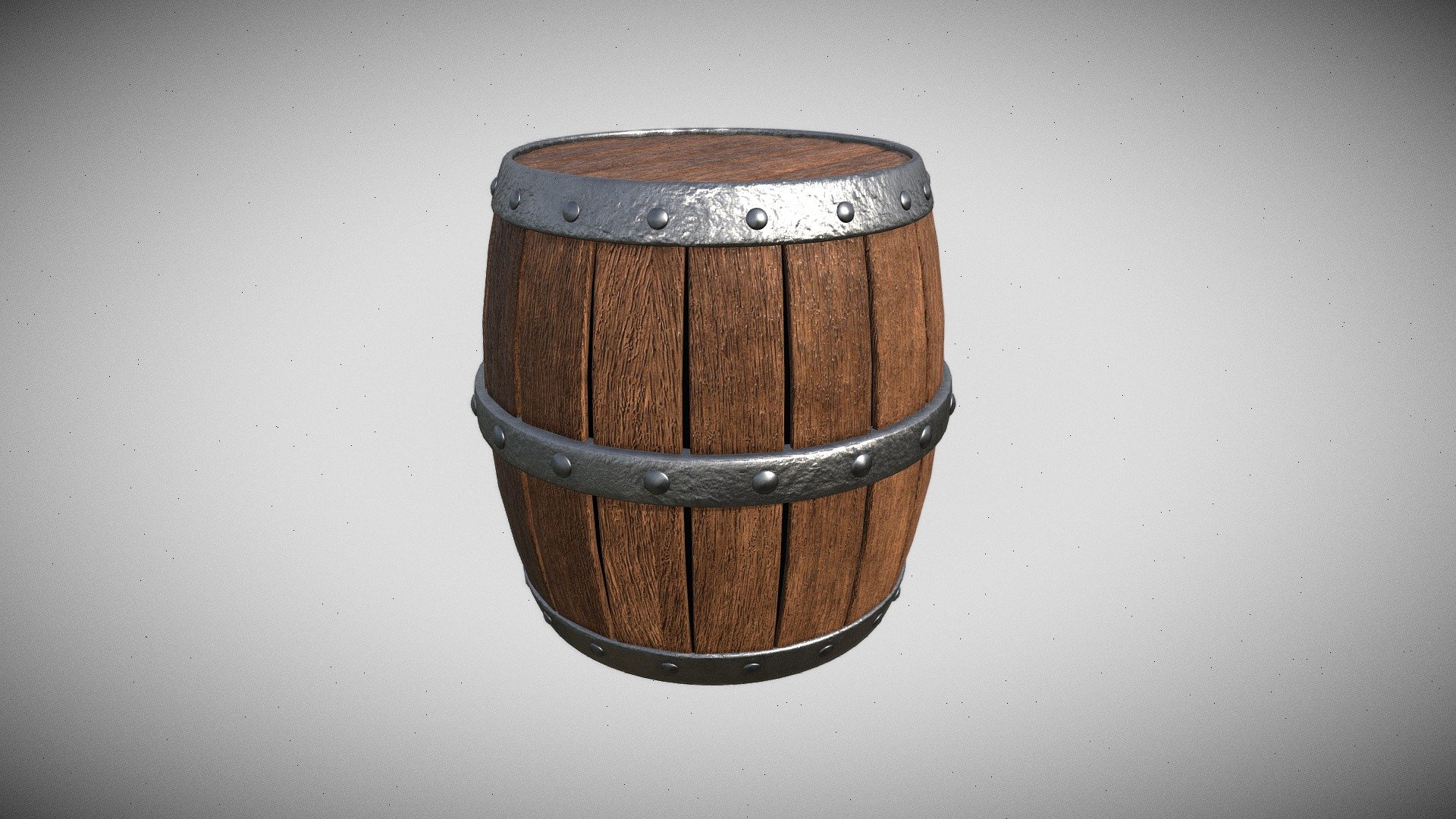 Realistic barrel - Buy Royalty Free 3D model by AlexMennechet [4d2ffa3 ...