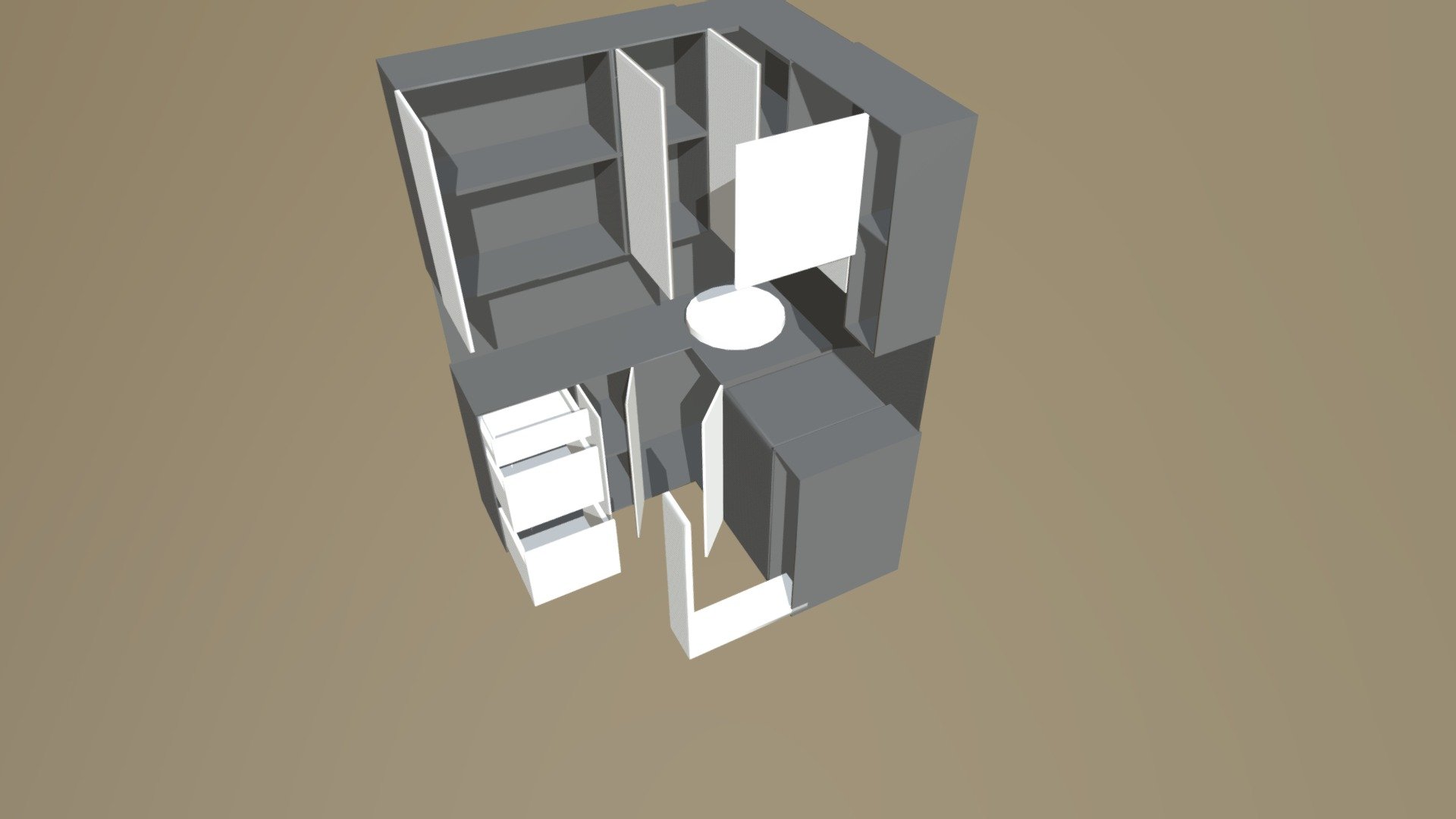 Open Kitchen - 3D model by Eclipse1275 [4d30502] - Sketchfab