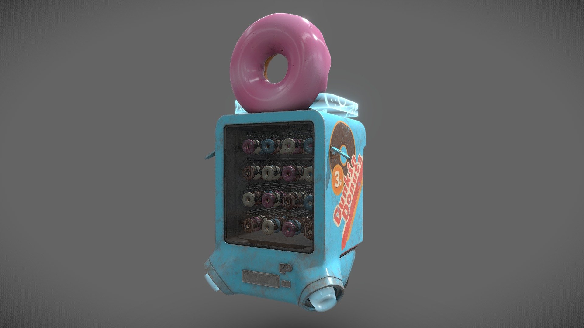 Dunkin Donuts Machine - 3D model by Victoria Drlich (@VictoriaDrlich ...