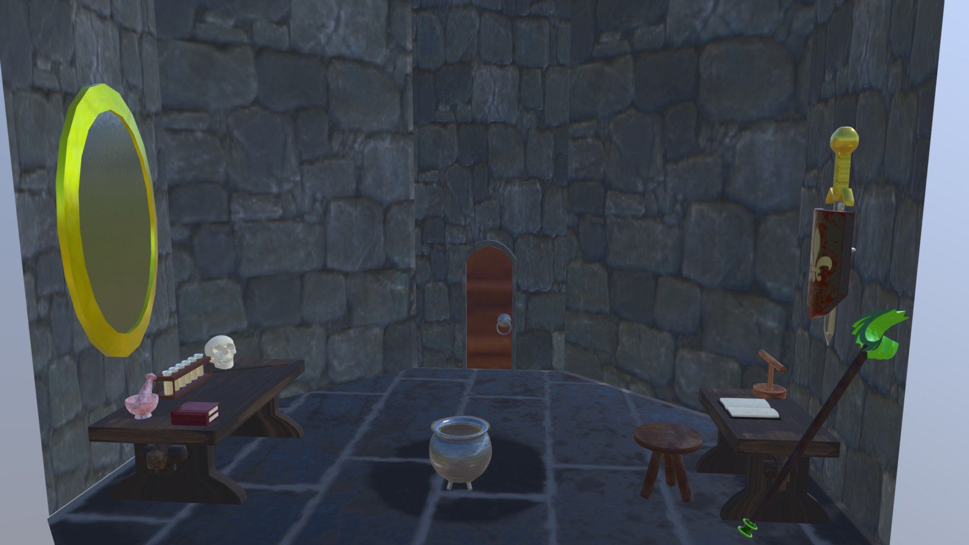 Magician's Workshop - 3D model by Al Garcia (@AlsGraphics) [4d36c4f ...