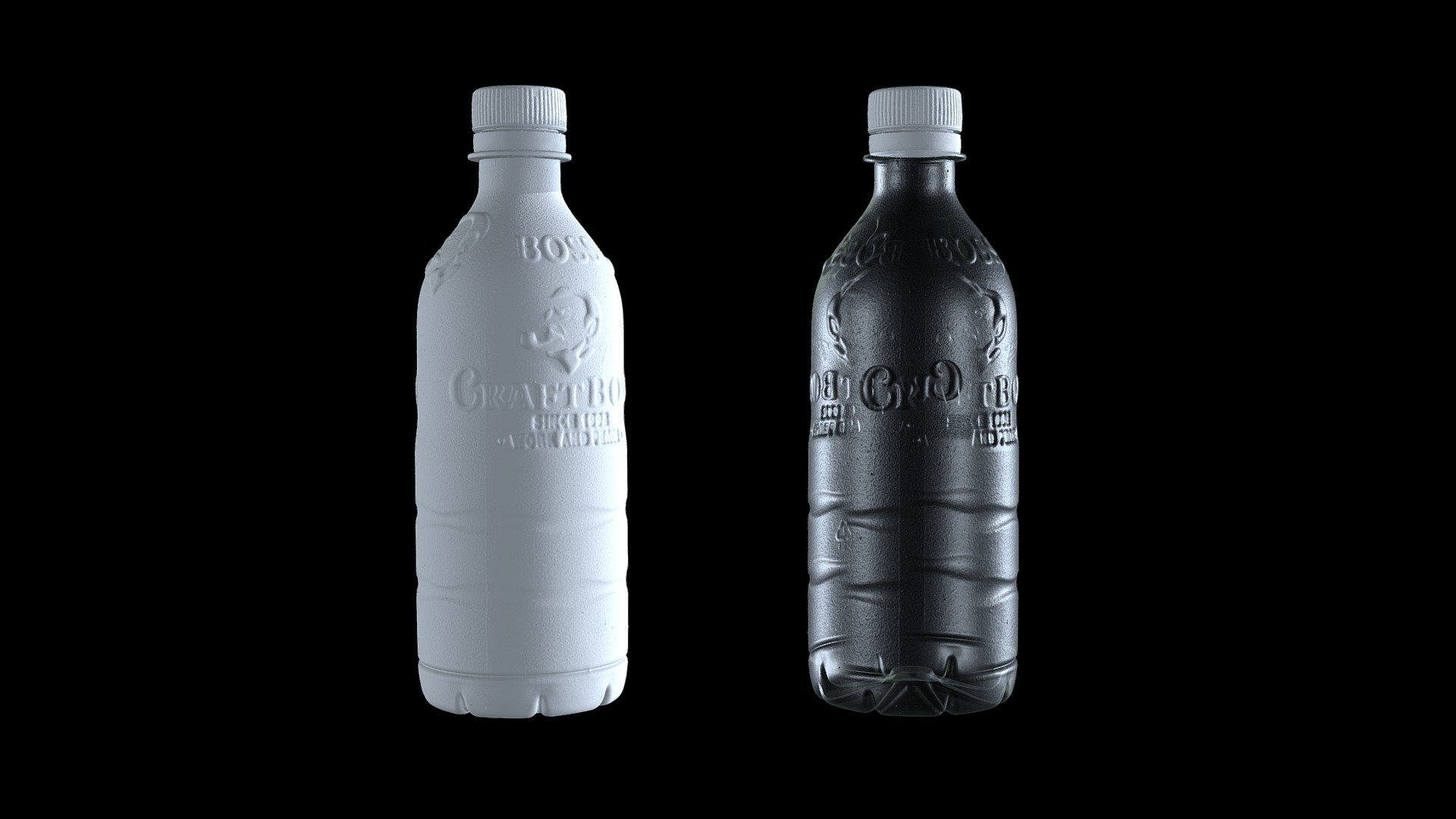 Japanese Plastic bottle 03 1M (3D scan) - 3D model by 3D scan studio ...