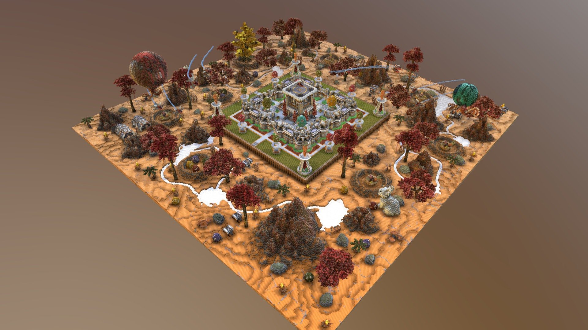 Factions Spawn + Warzone + KoThs v2 - Download Free 3D model by ...
