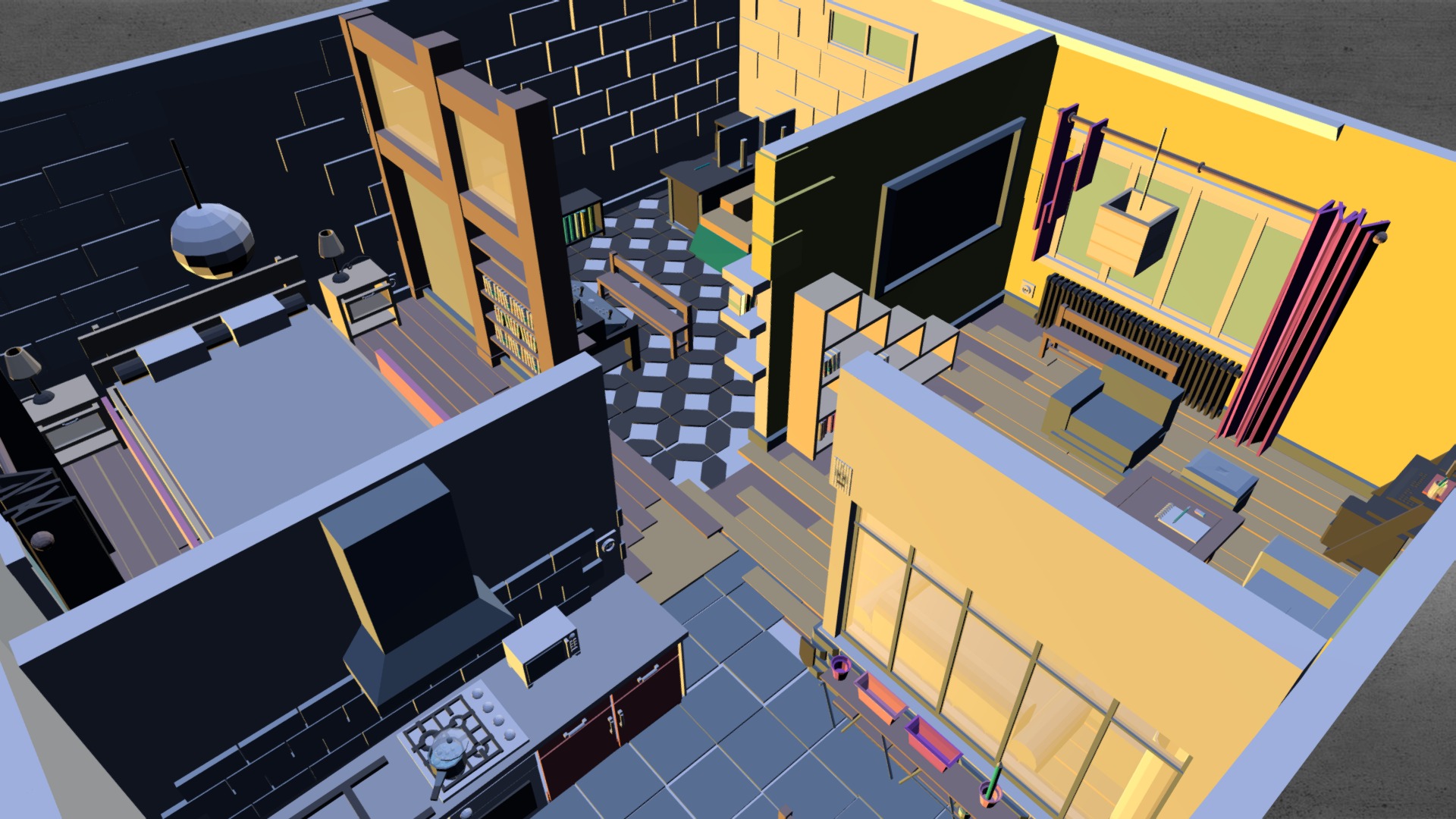 Home Blocks Home - Download Free 3D model by juliusprod [4d3d0e2 ...